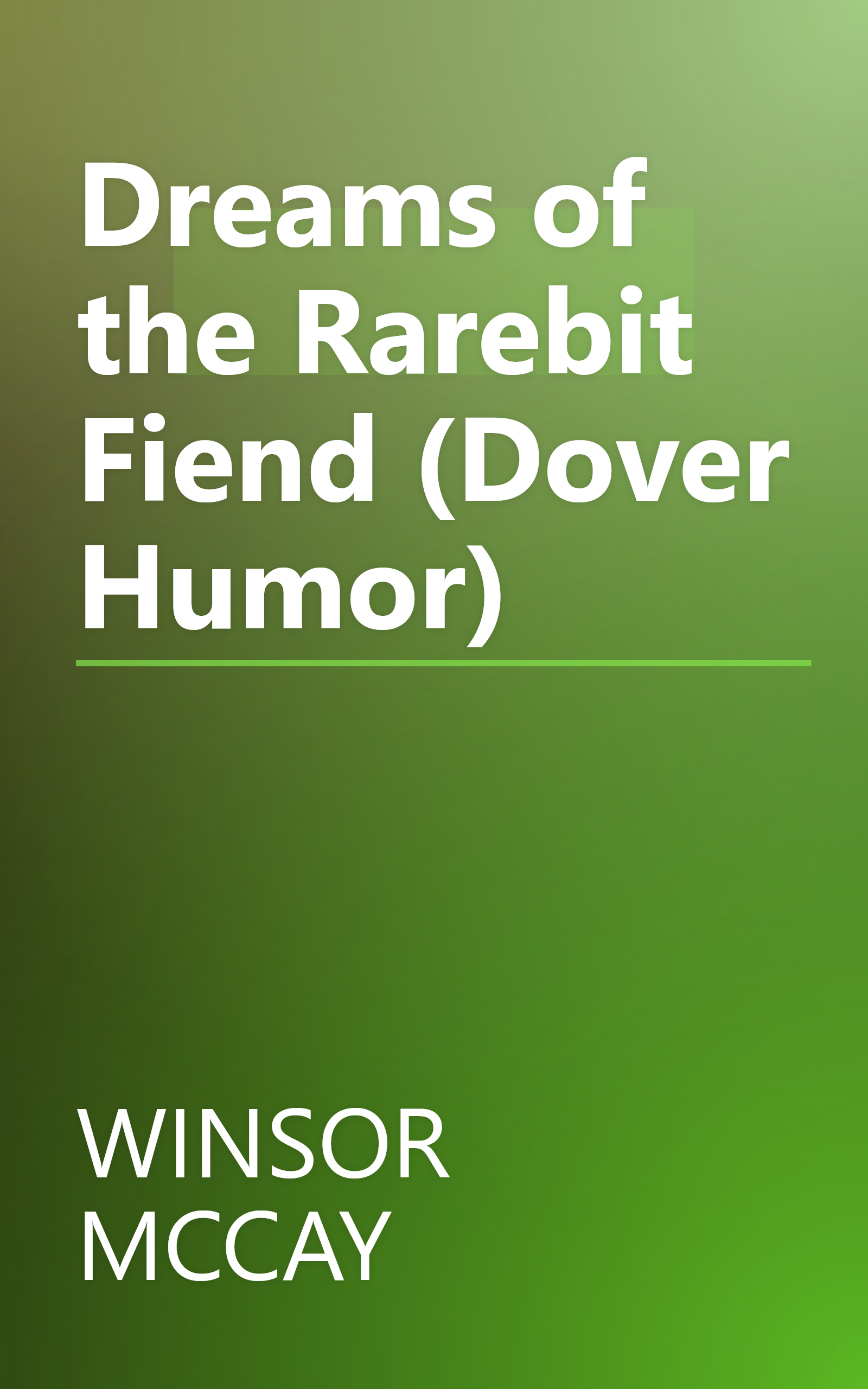 Dreams of the Rarebit Fiend (Dover Humor) book cover