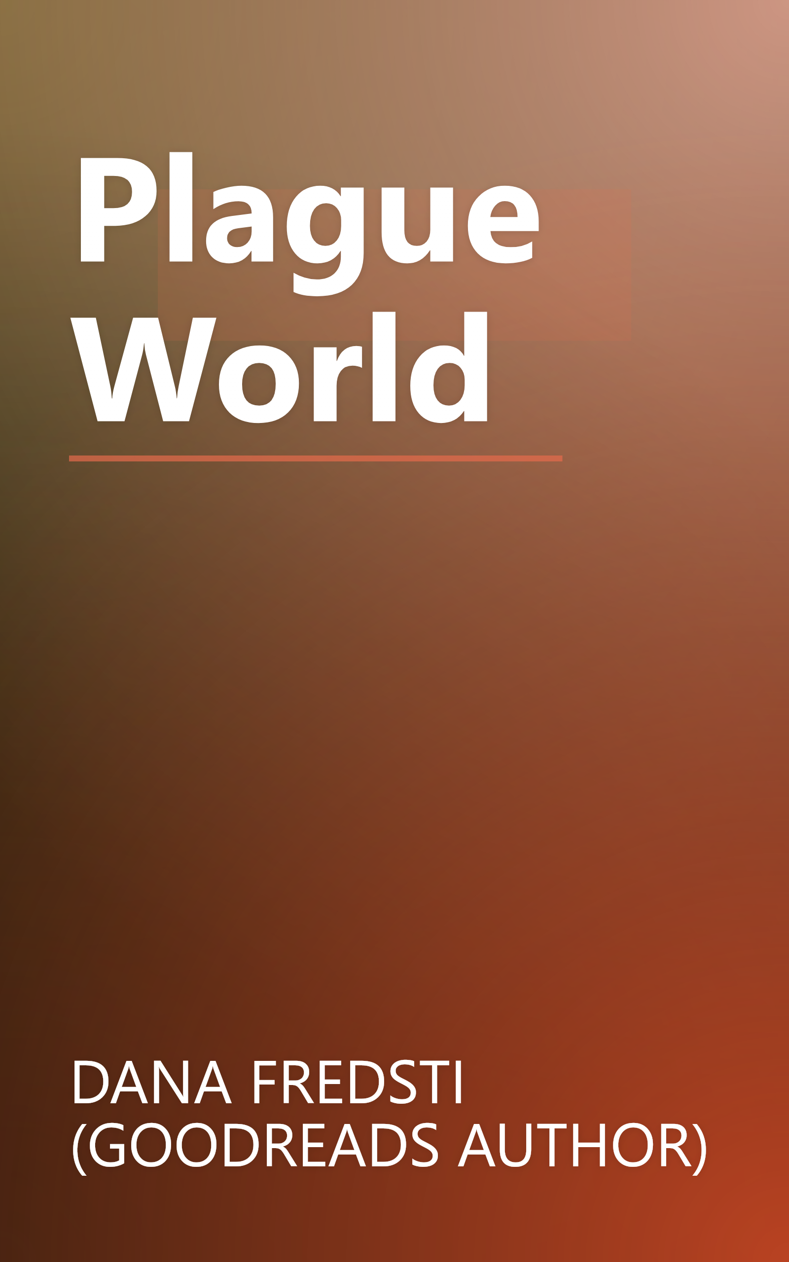 Plague World book cover
