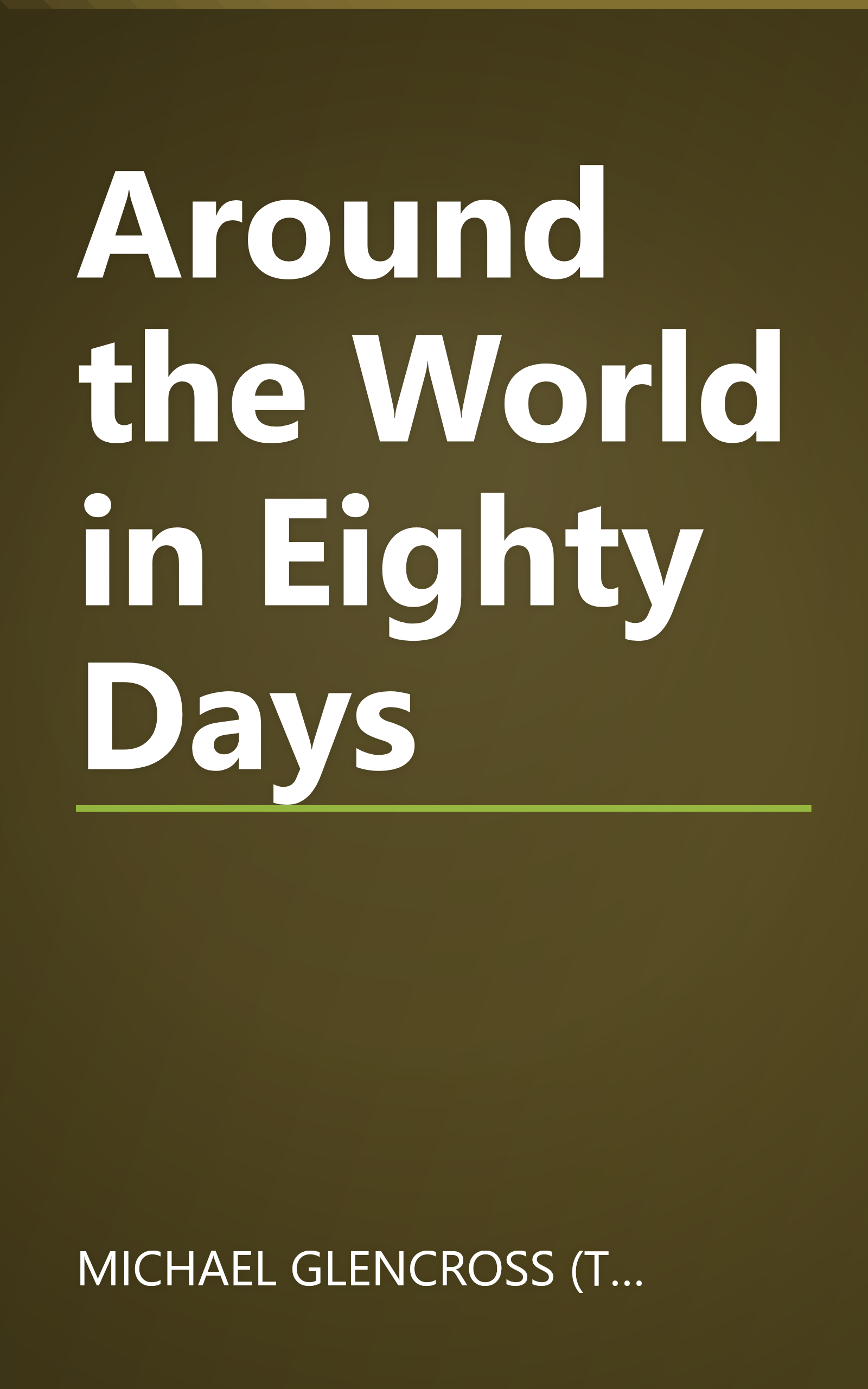 Around the World in Eighty Days book cover