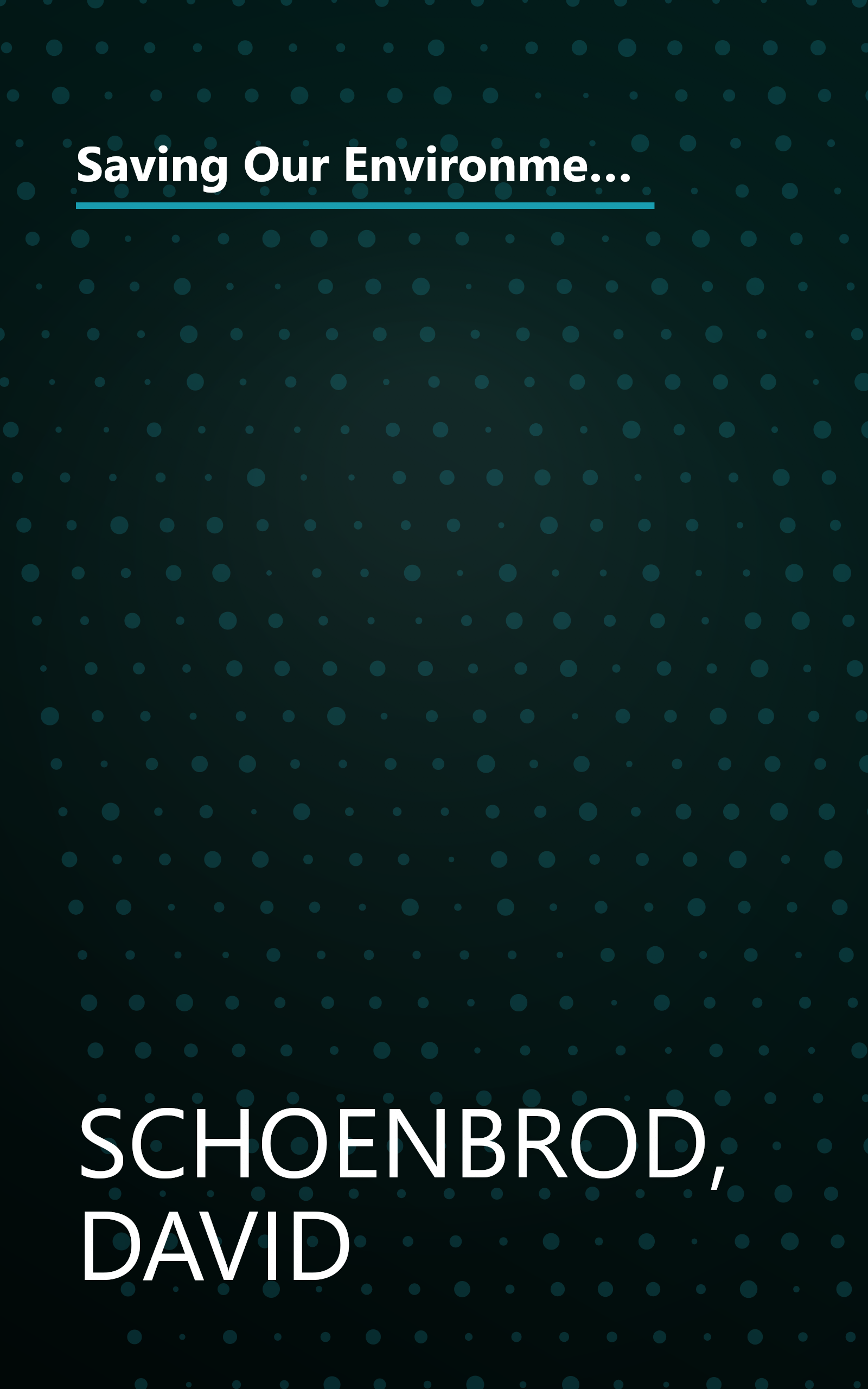 Saving Our Environment from Washington: How Congress Grabs Power, Shirks Responsibility, and Shortchanges the People (RN) book cover