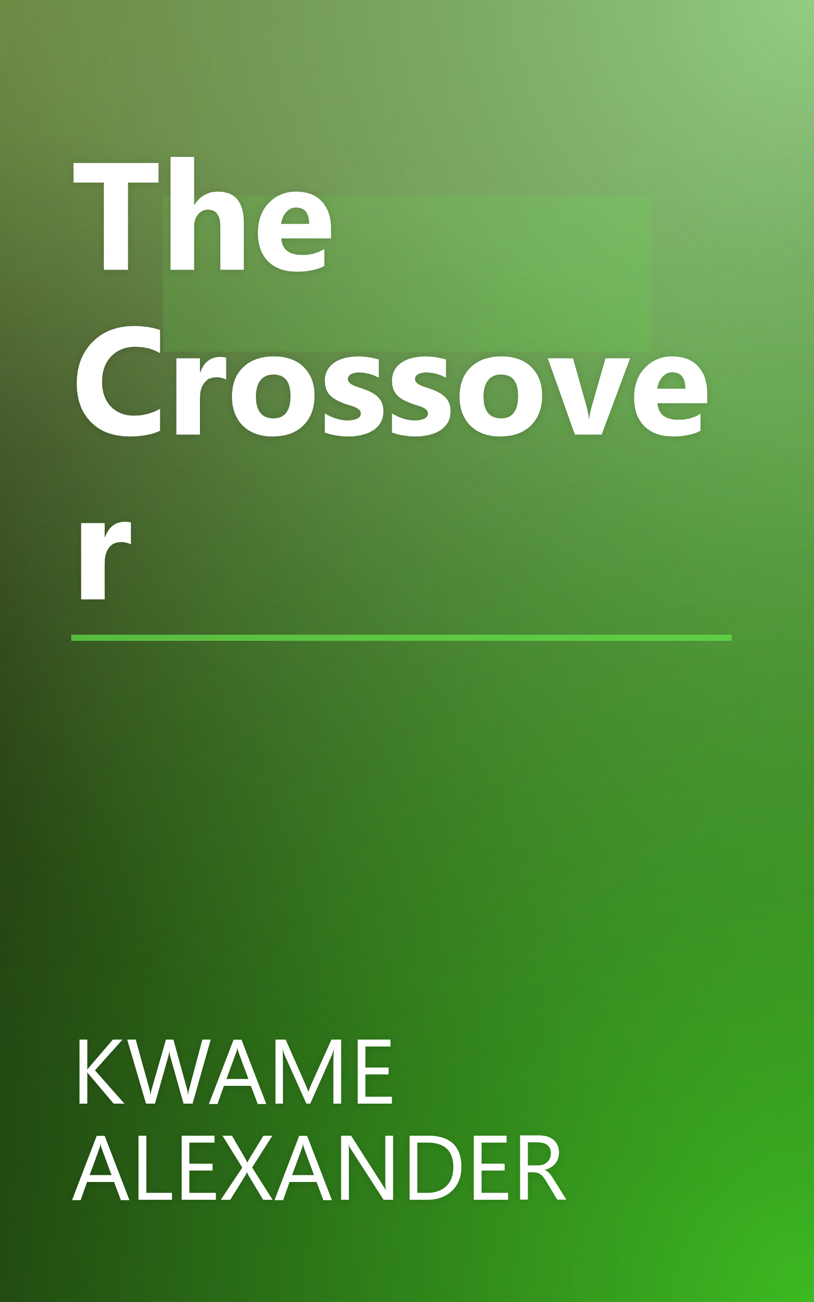 The Crossover book cover