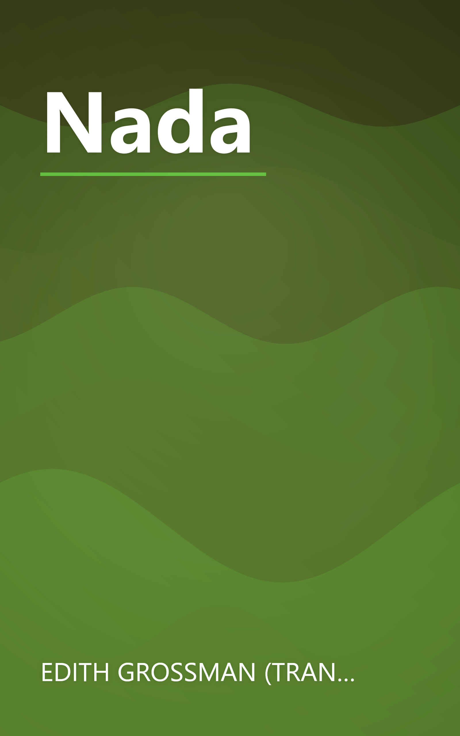 Nada book cover