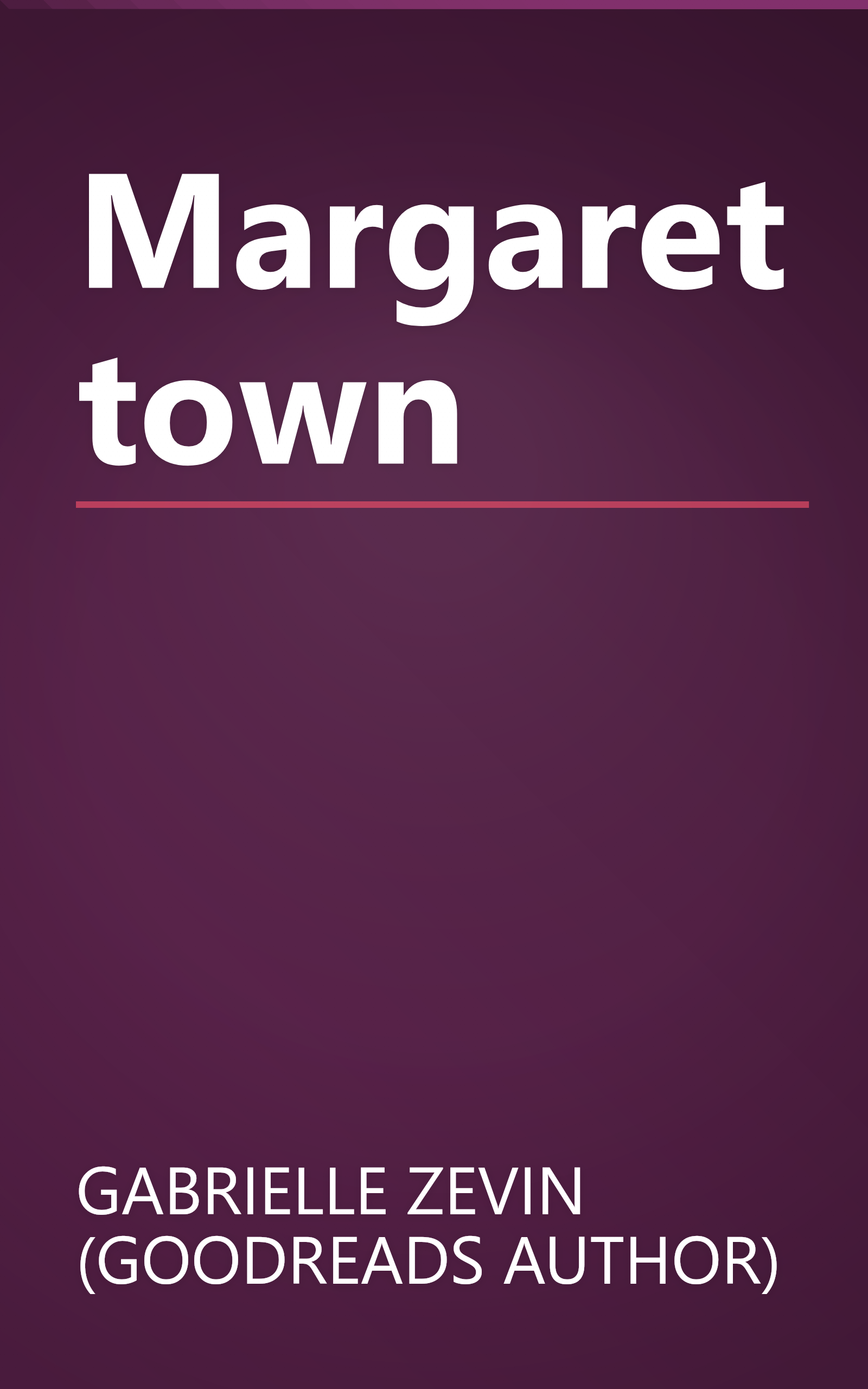 Margarettown book cover
