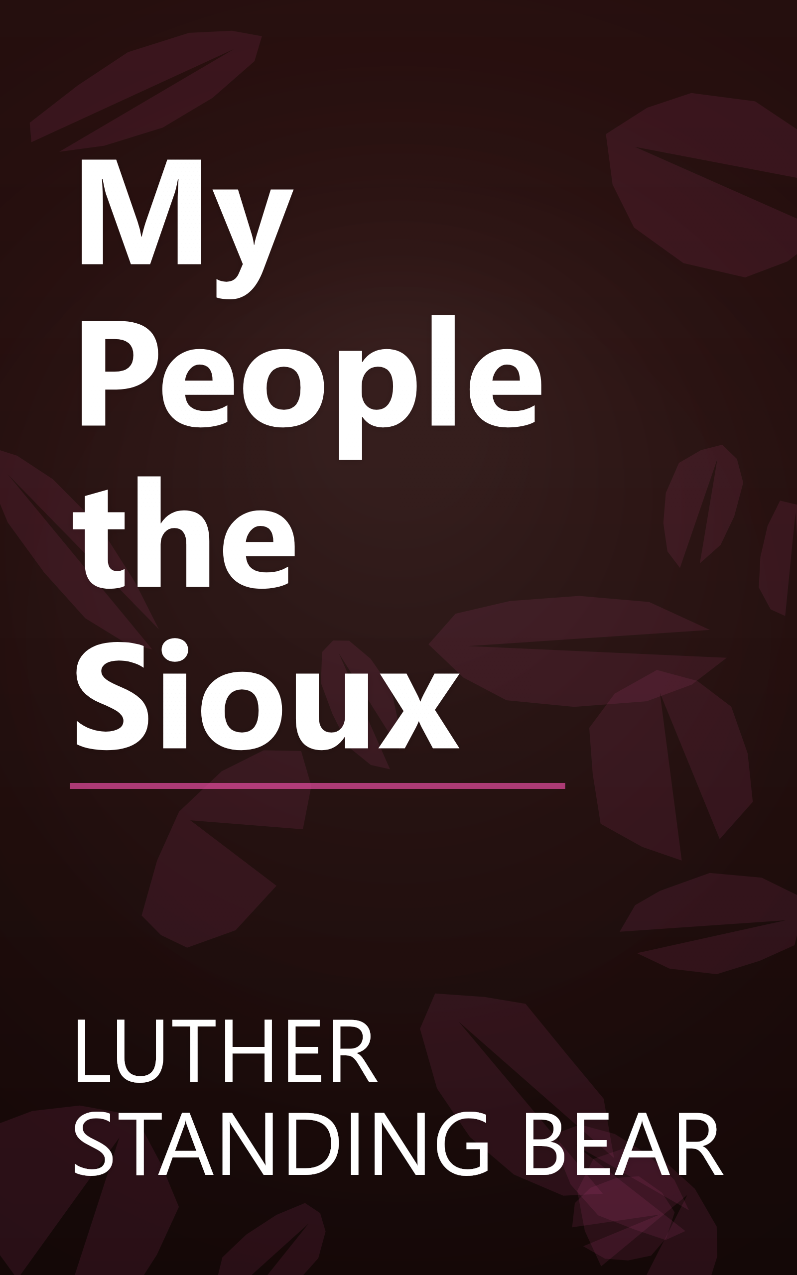 My People the Sioux book cover
