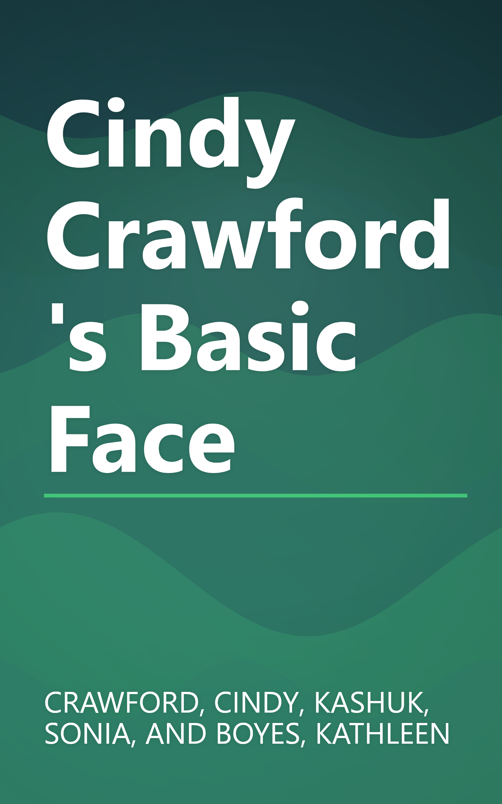 Cindy Crawford's Basic Face book cover