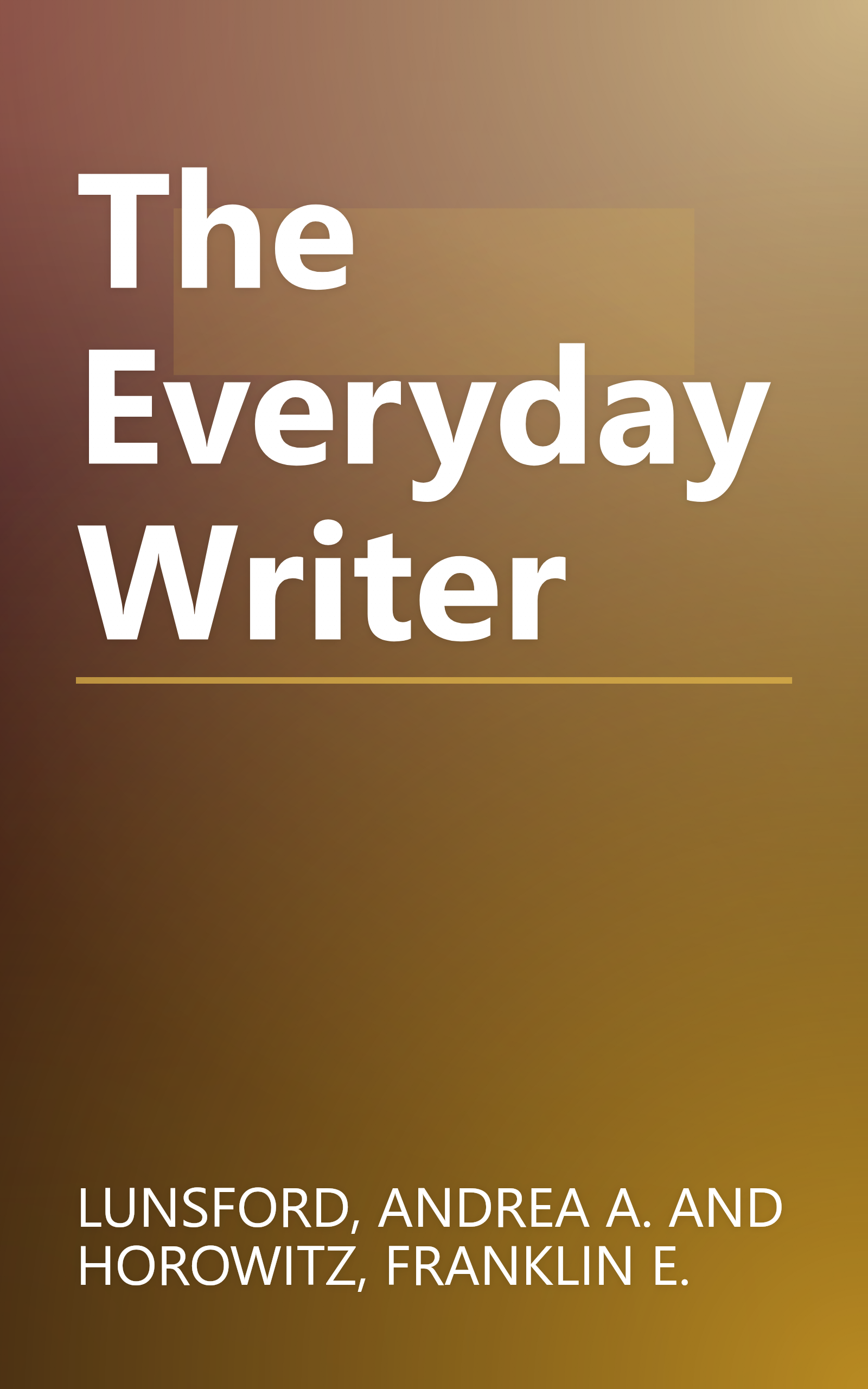 The Everyday Writer book cover