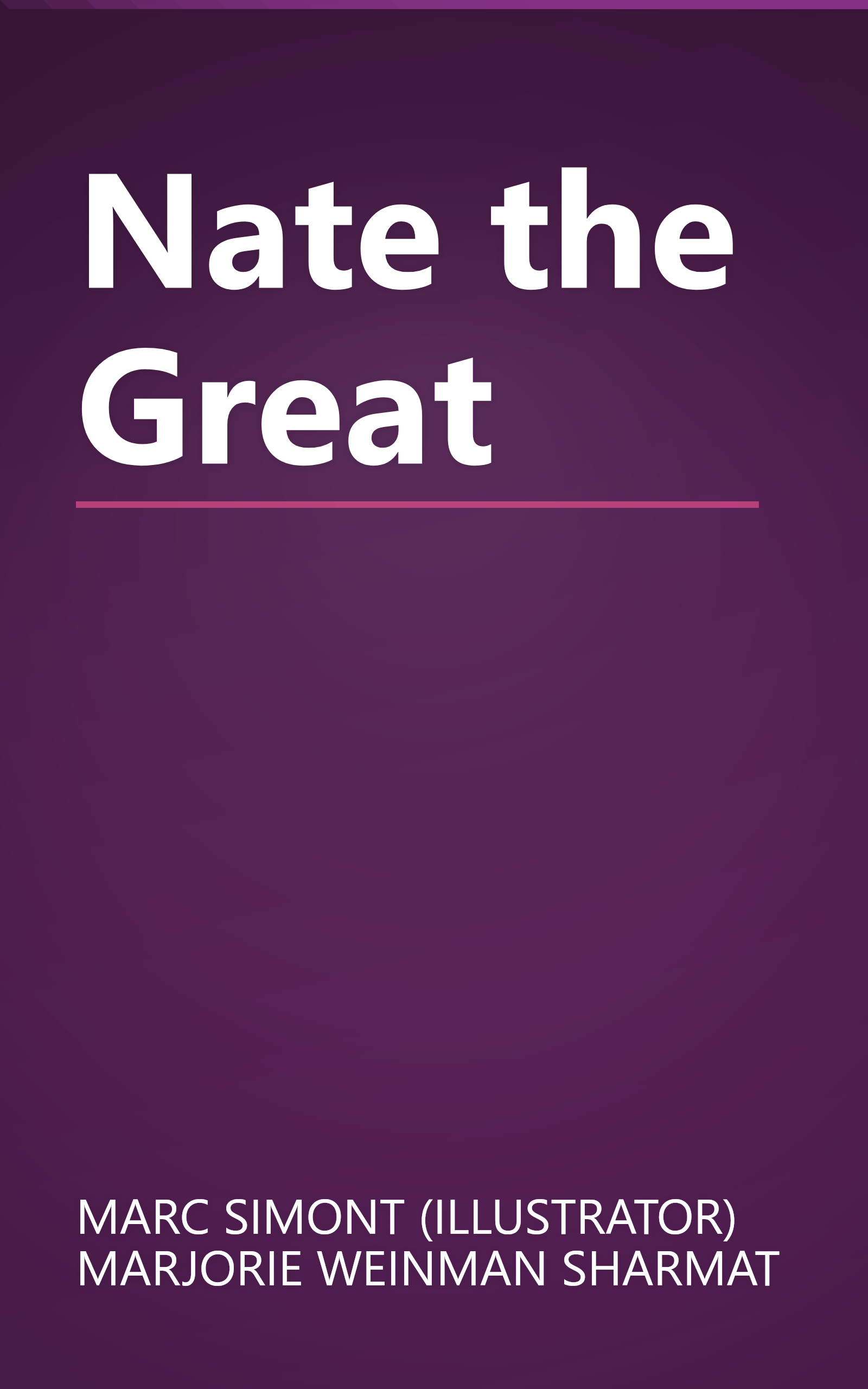 Nate the Great book cover