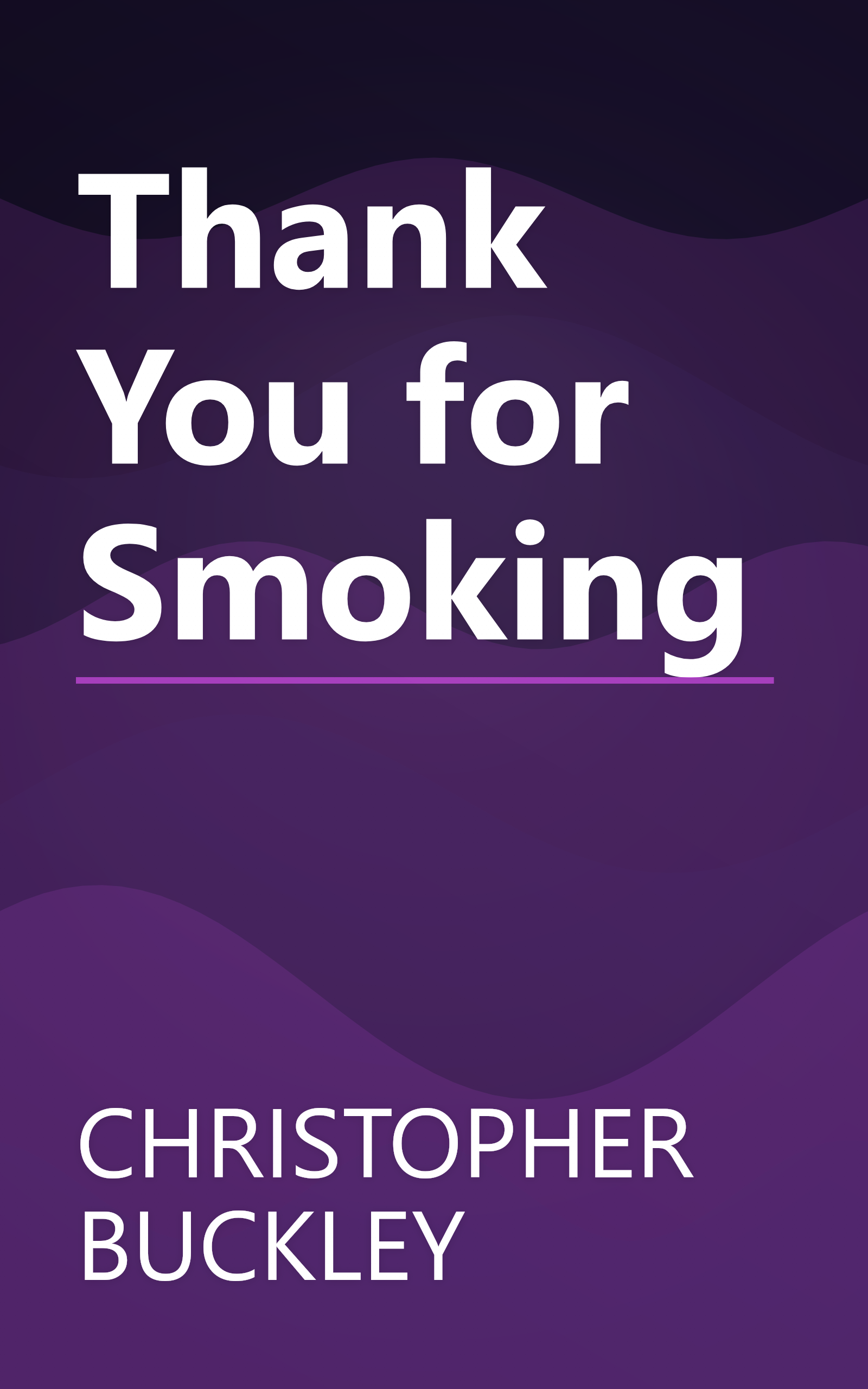Thank You for Smoking book cover