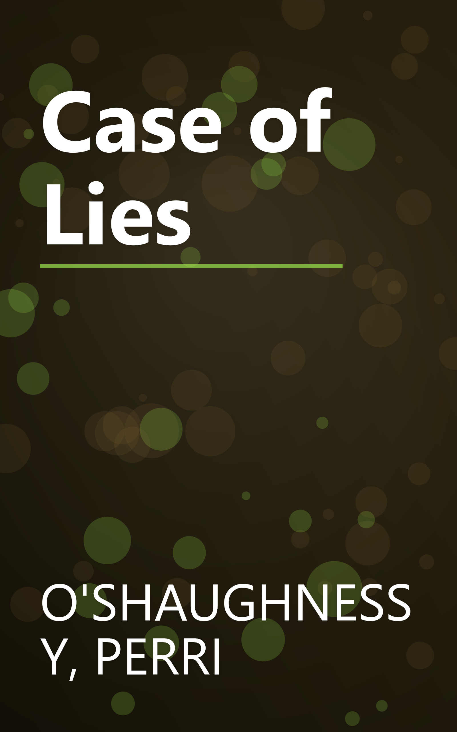 Case of Lies book cover