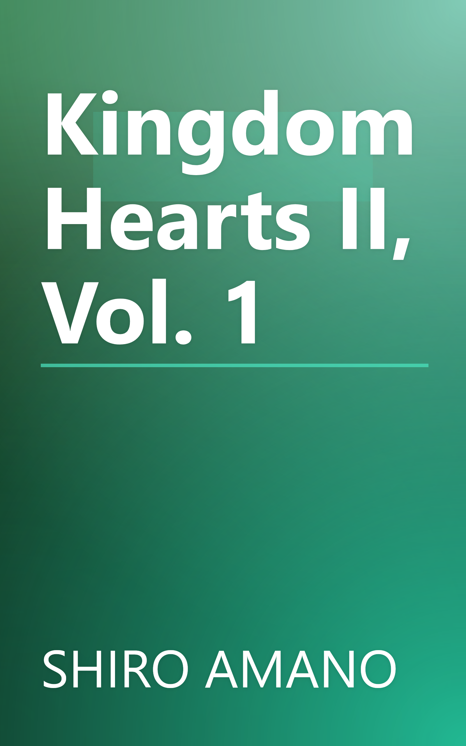 Kingdom Hearts II, Vol. 1 book cover