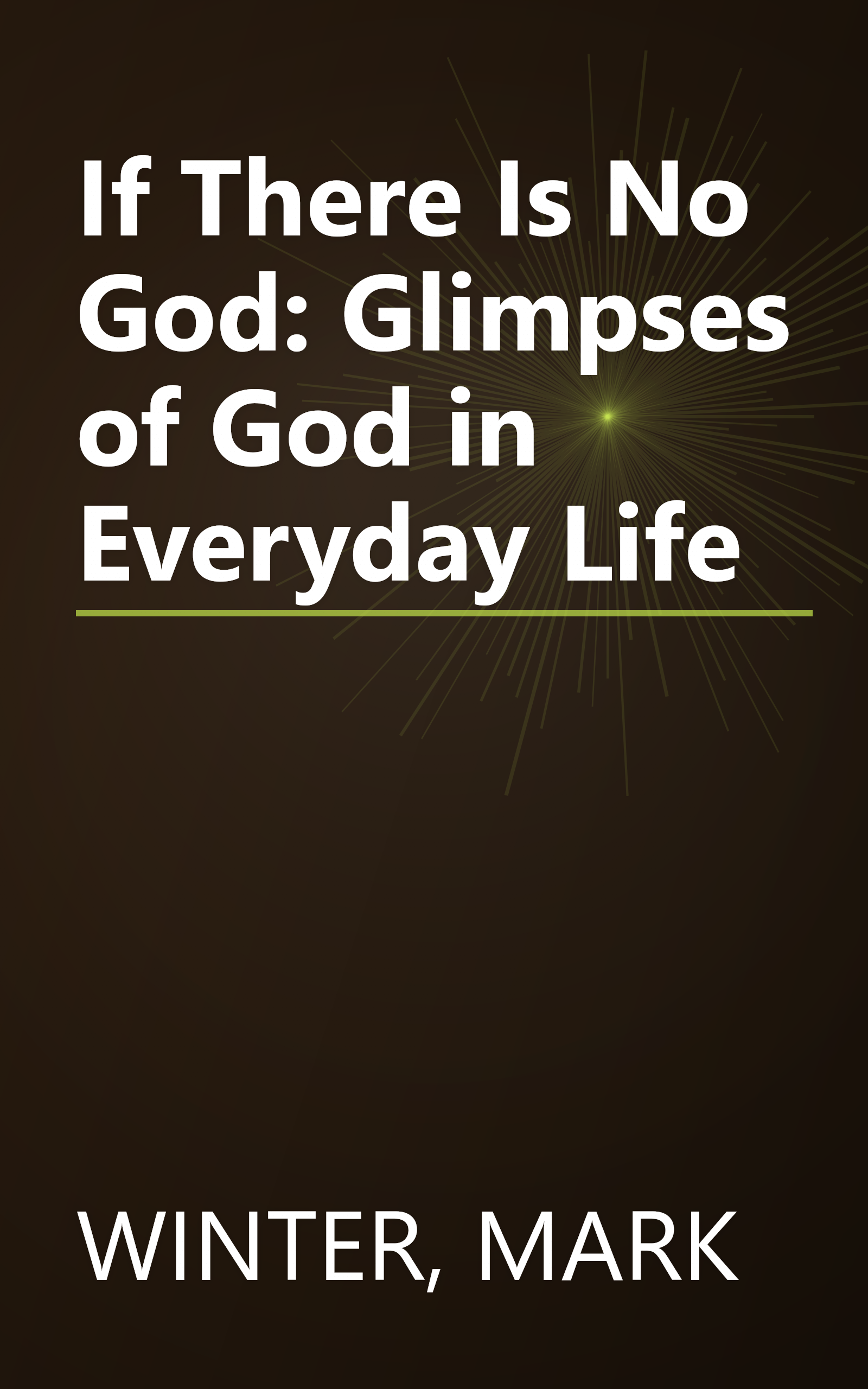 If There Is No God: Glimpses of God in Everyday Life book cover