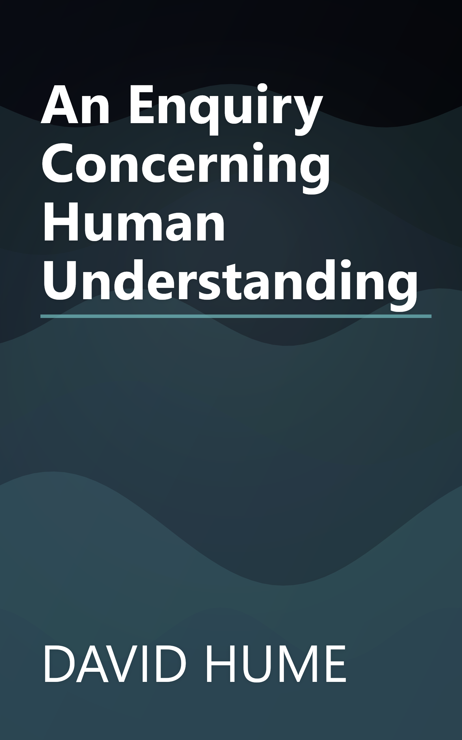 An Enquiry Concerning Human Understanding book cover