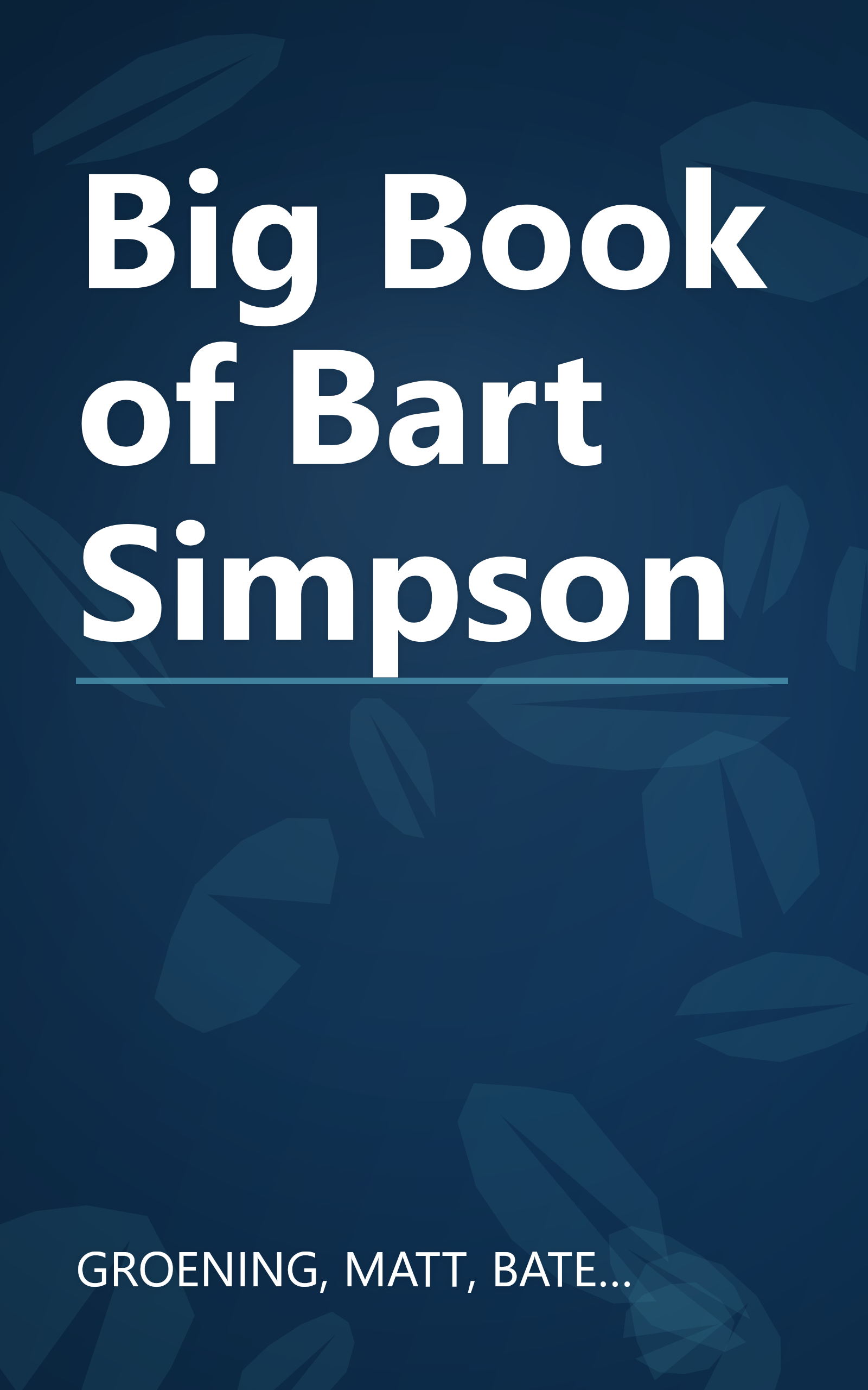 Big Book of Bart Simpson book cover