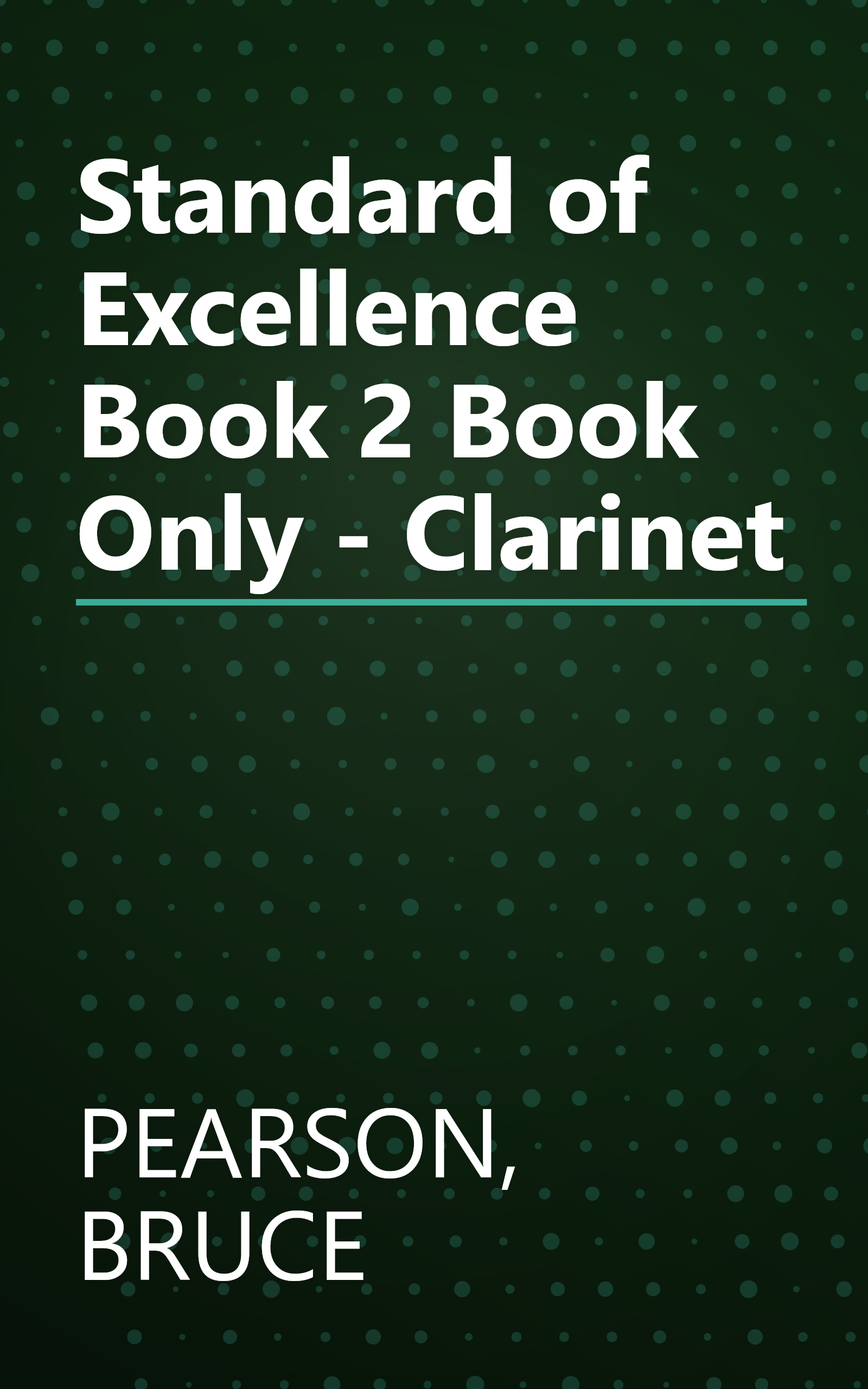 Standard of Excellence Book 2 Book Only - Clarinet book cover