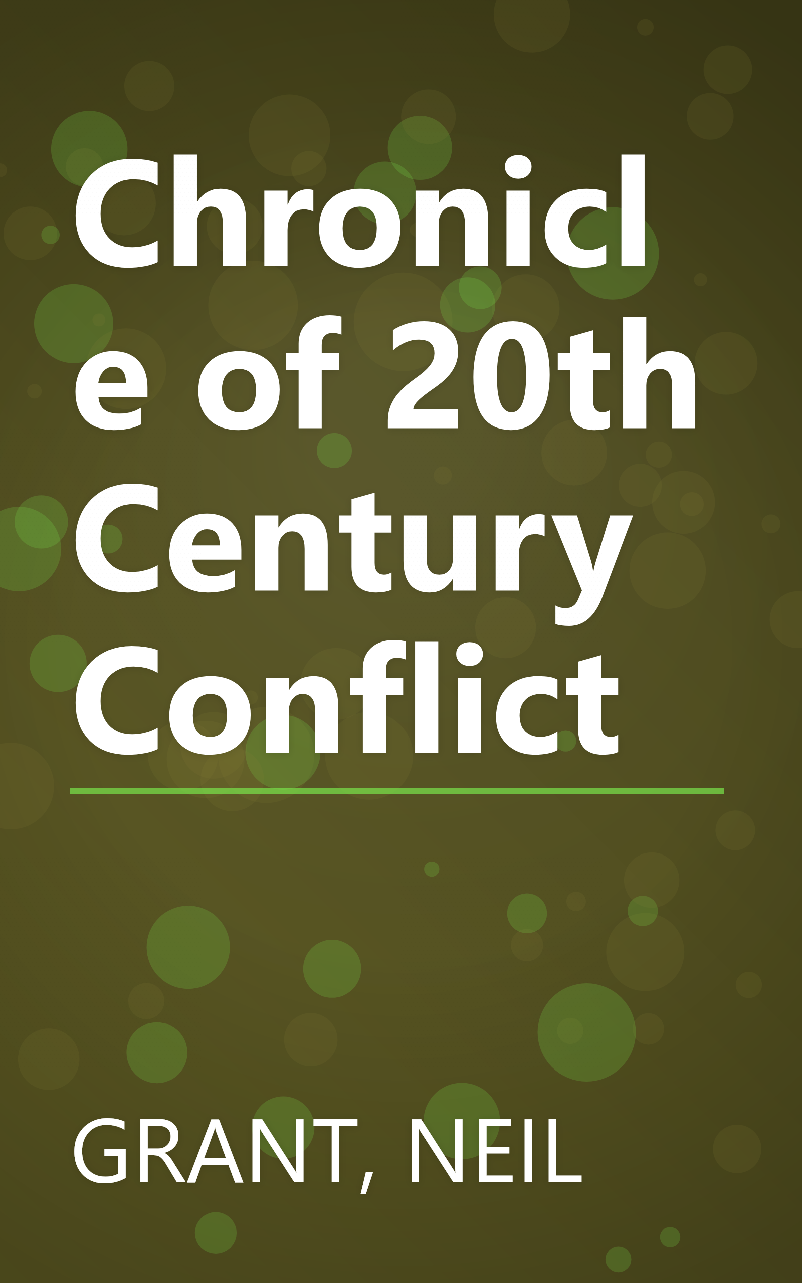 Chronicle of 20th Century Conflict book cover