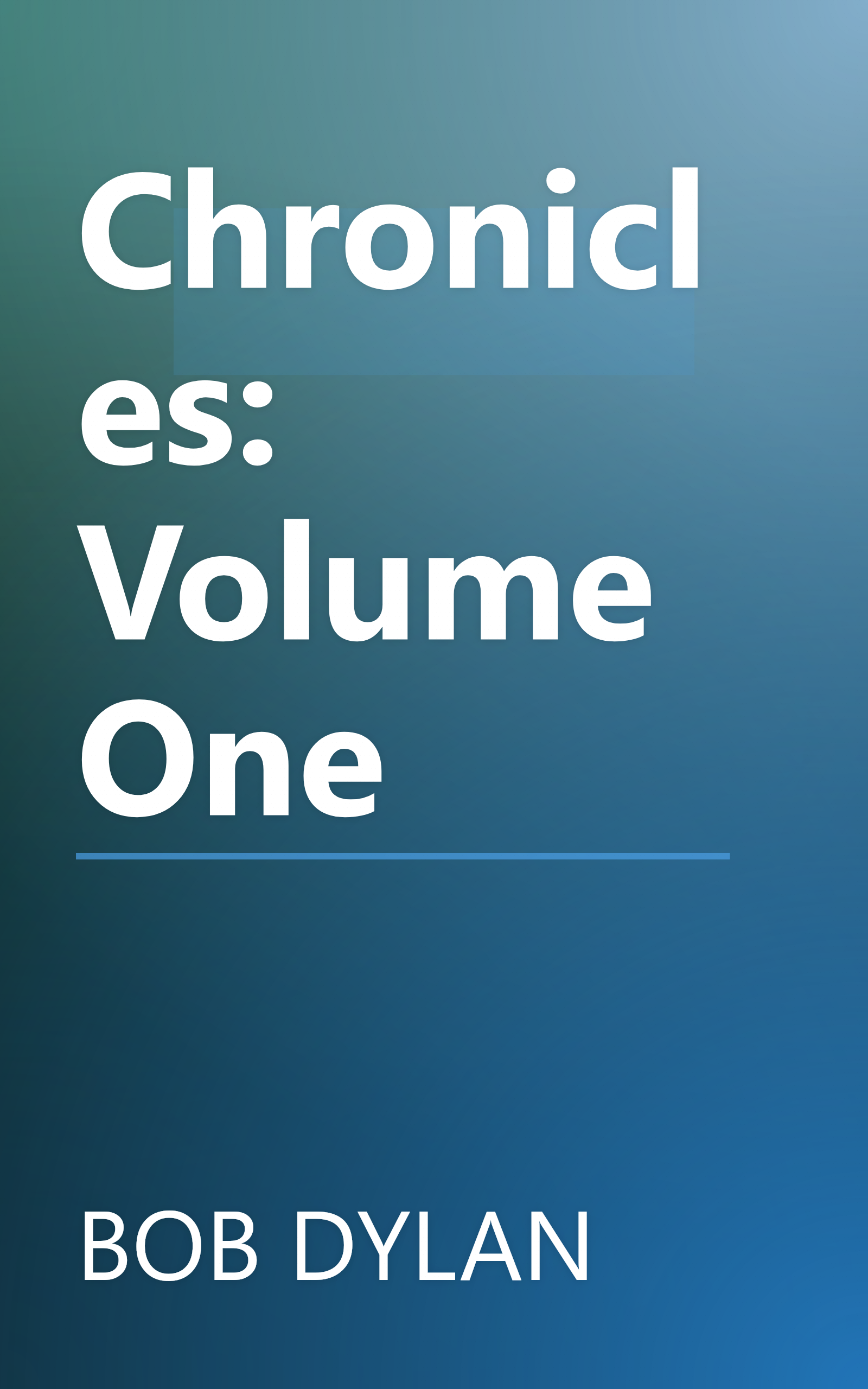 Chronicles: Volume One book cover