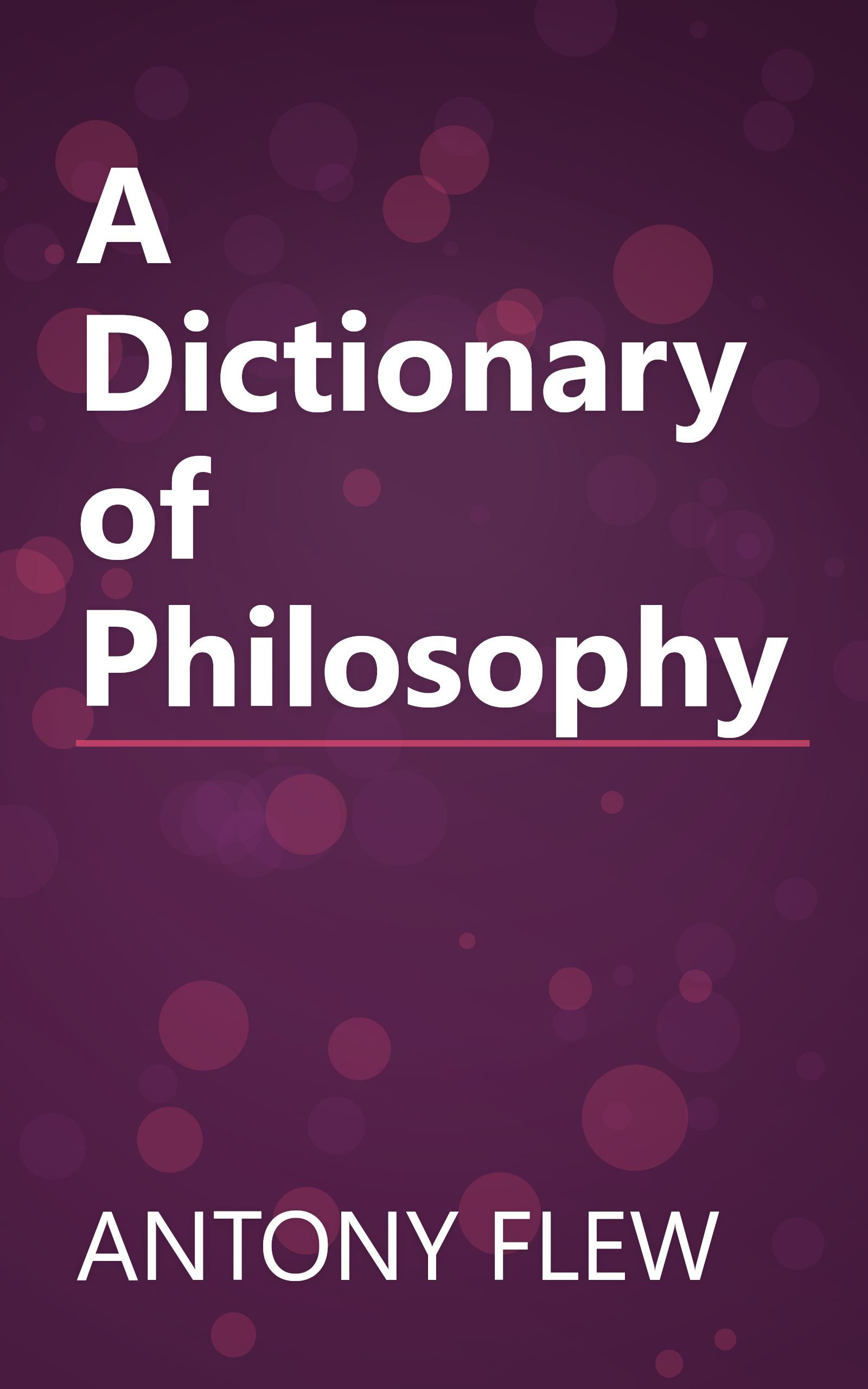 A Dictionary of Philosophy book cover