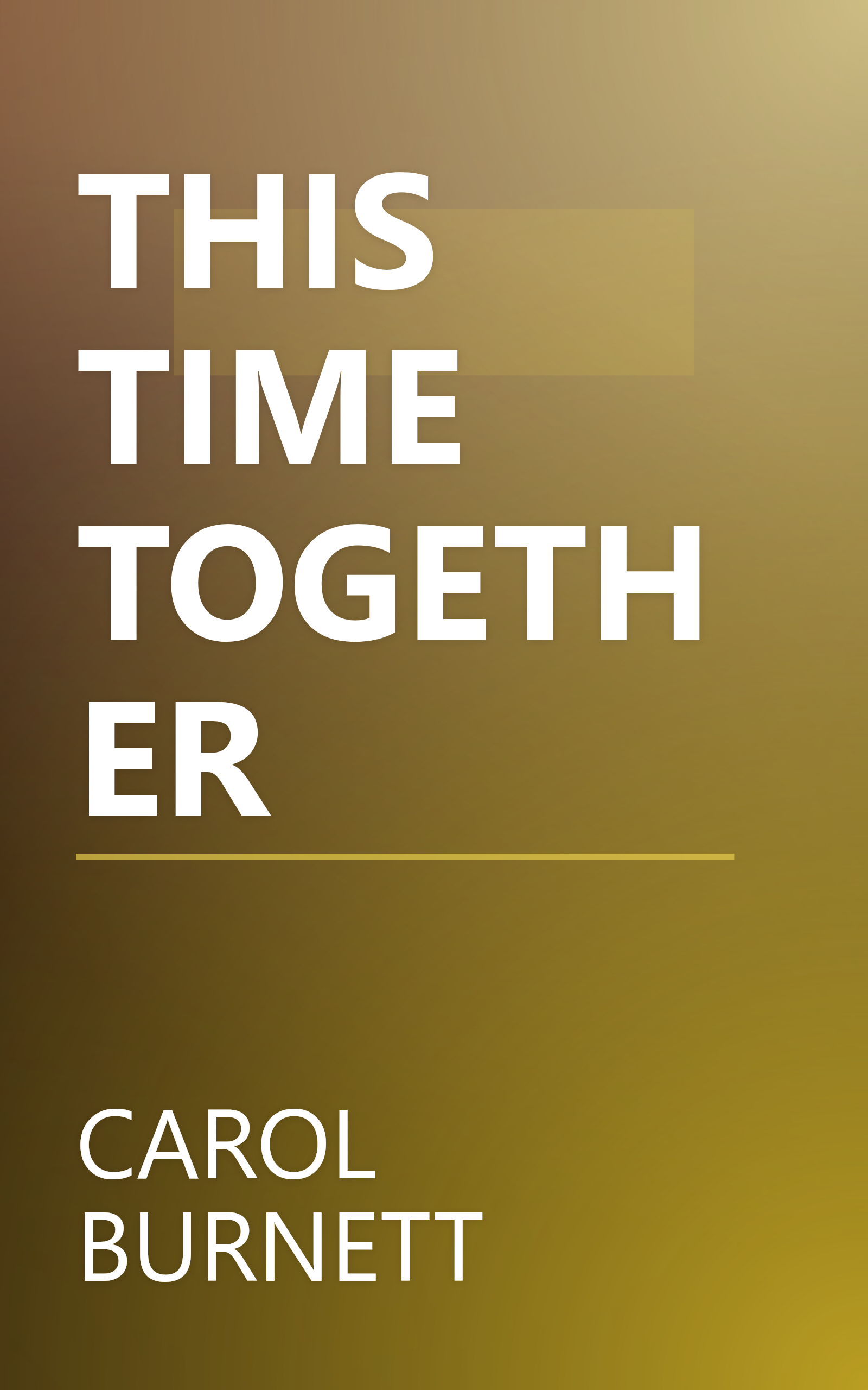 THIS TIME TOGETHER book cover