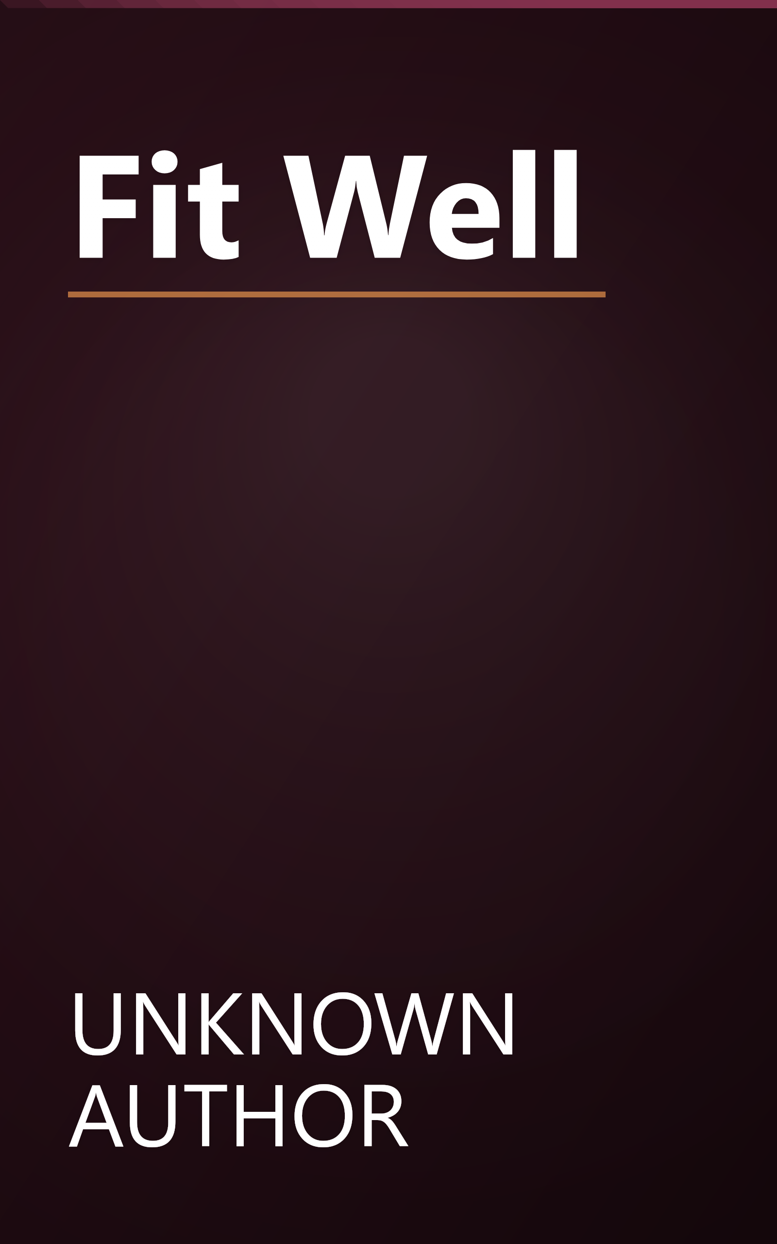 Fit Well book cover