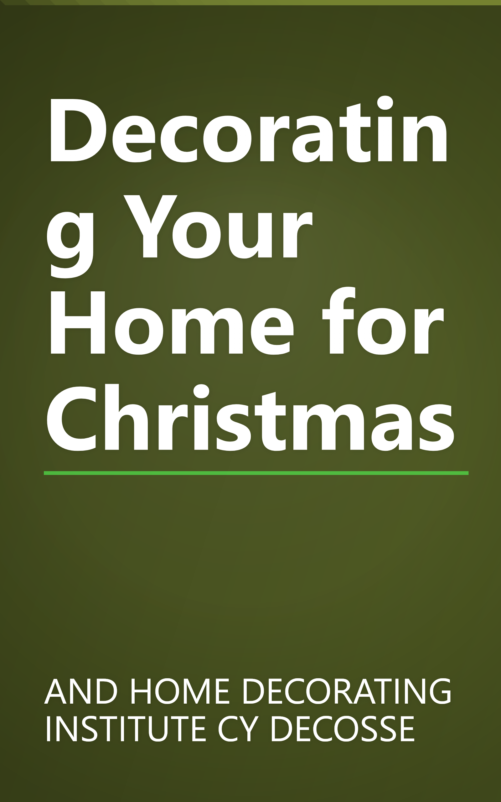 Decorating Your Home for Christmas book cover