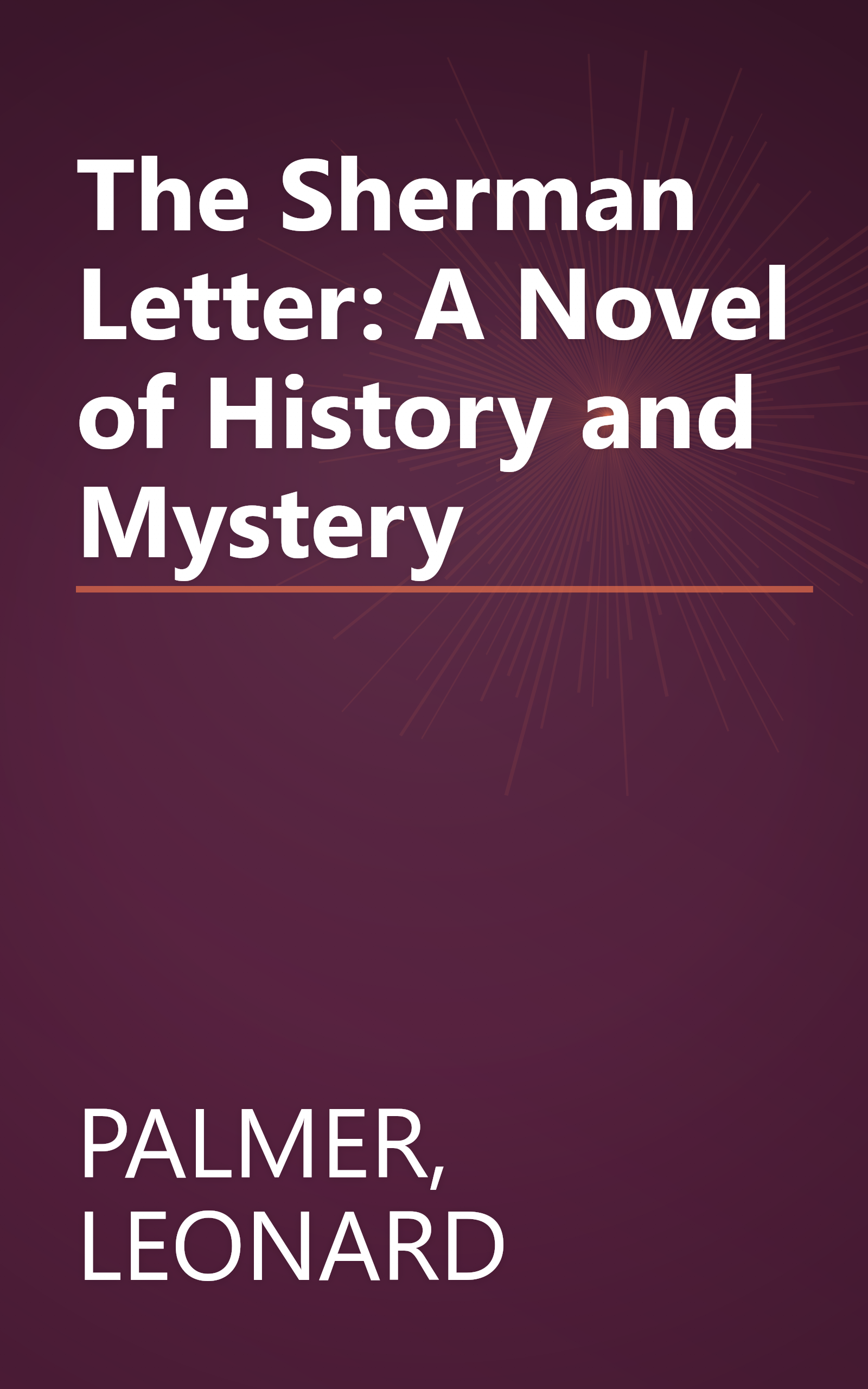 The Sherman Letter: A Novel of History and Mystery book cover