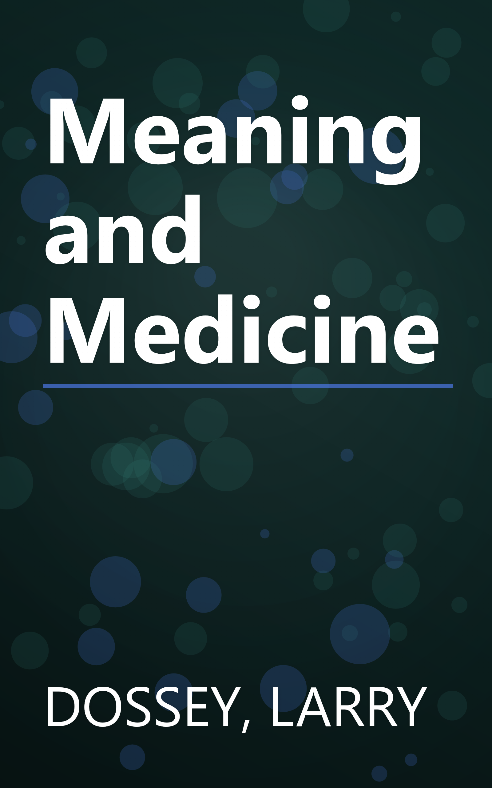 Meaning and Medicine book cover