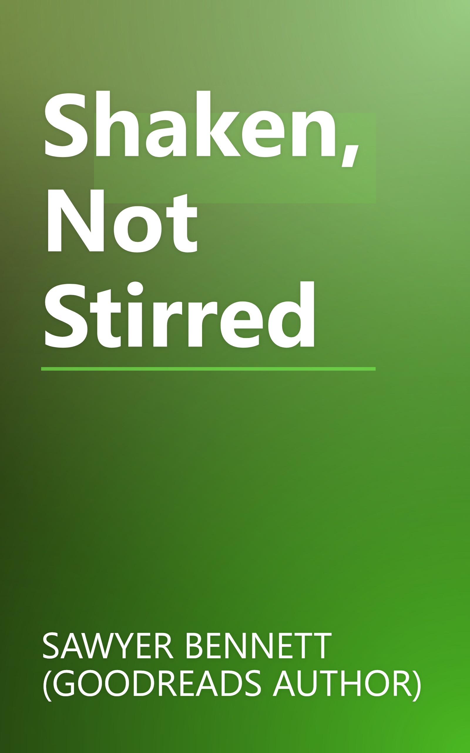 Shaken, Not Stirred book cover