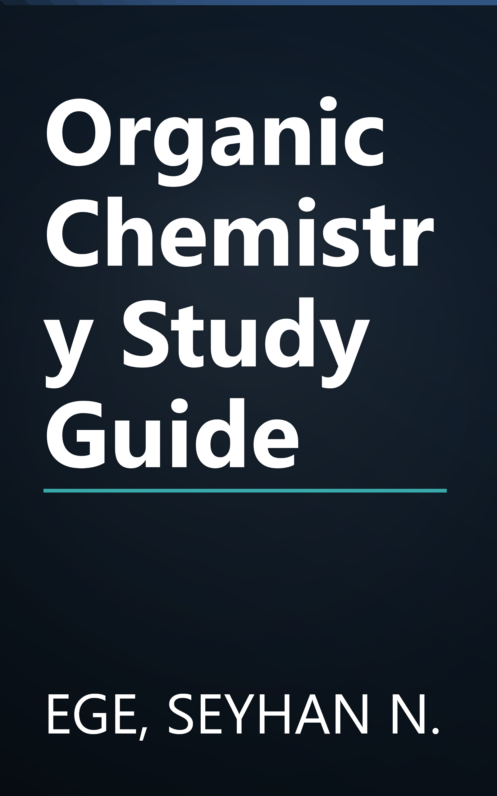 Organic Chemistry Study Guide book cover