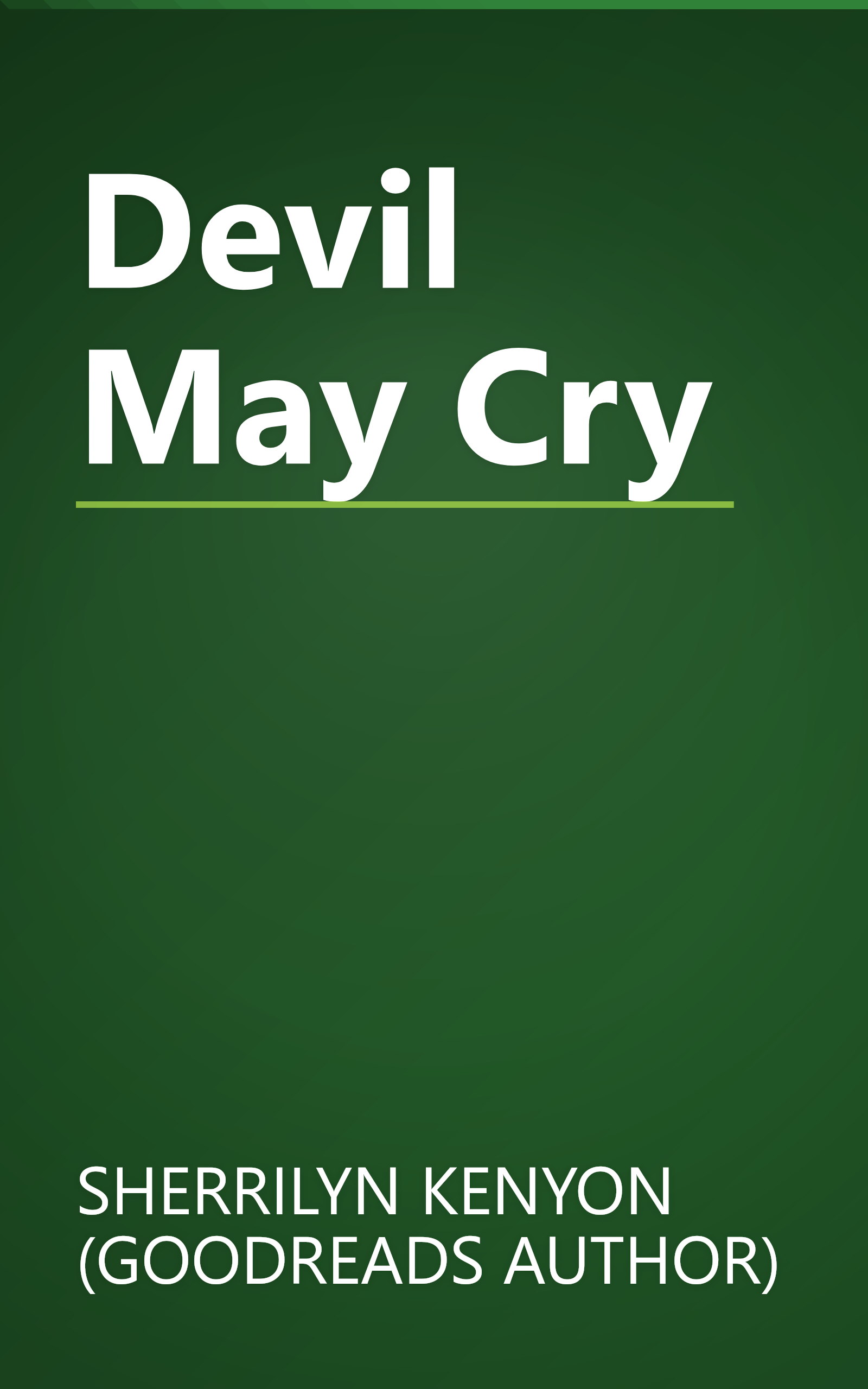 Devil May Cry book cover