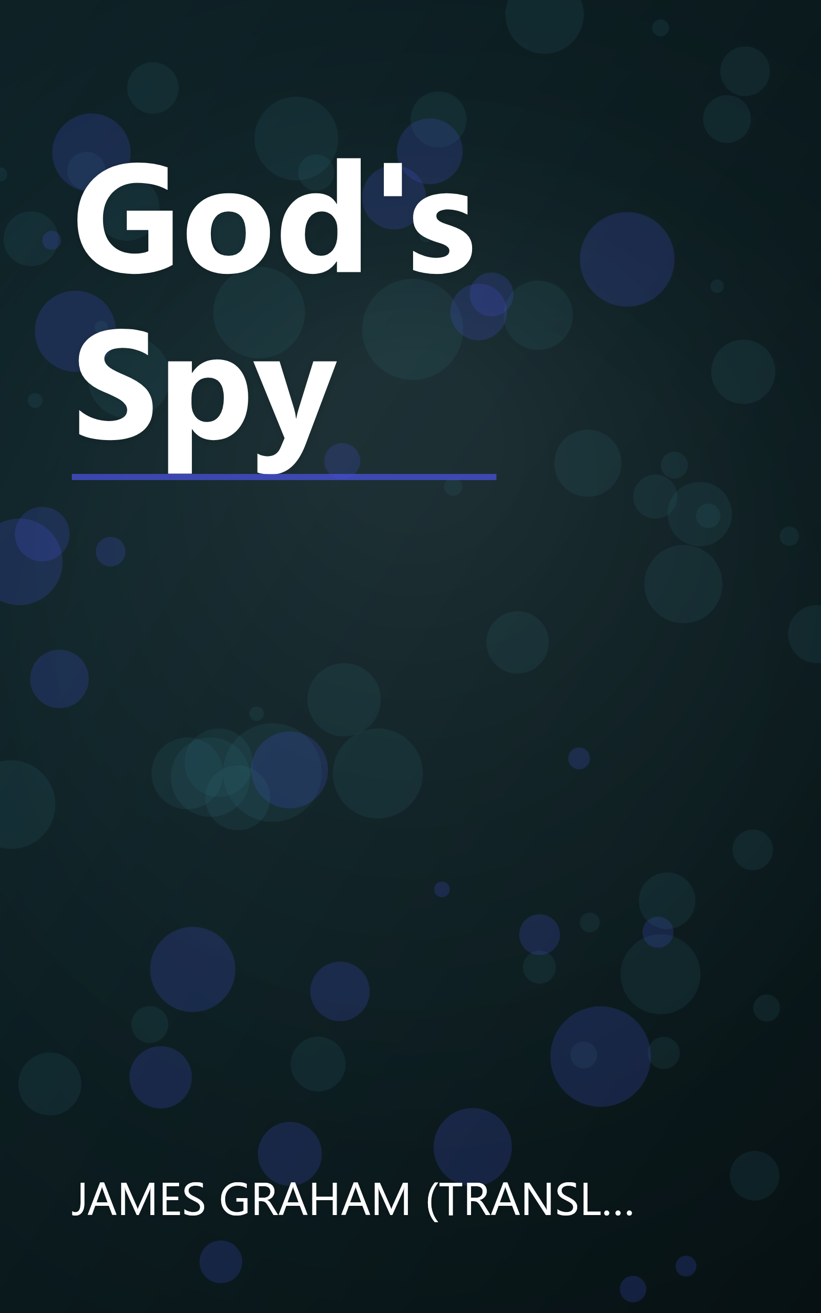 God's Spy book cover