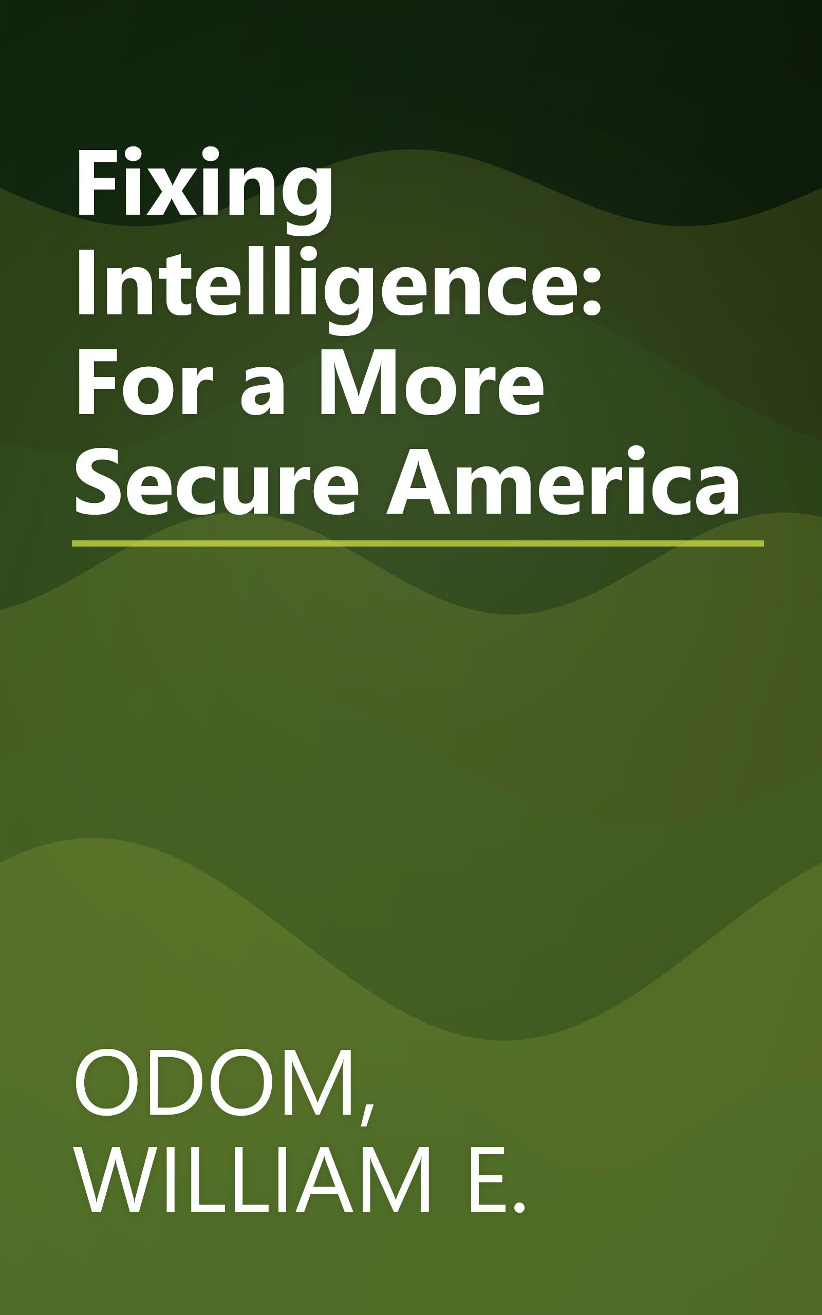 Fixing Intelligence: For a More Secure America book cover