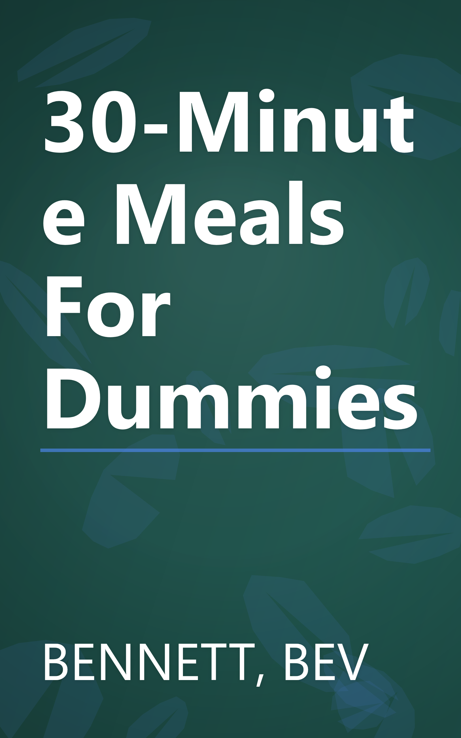 30-Minute Meals For Dummies book cover