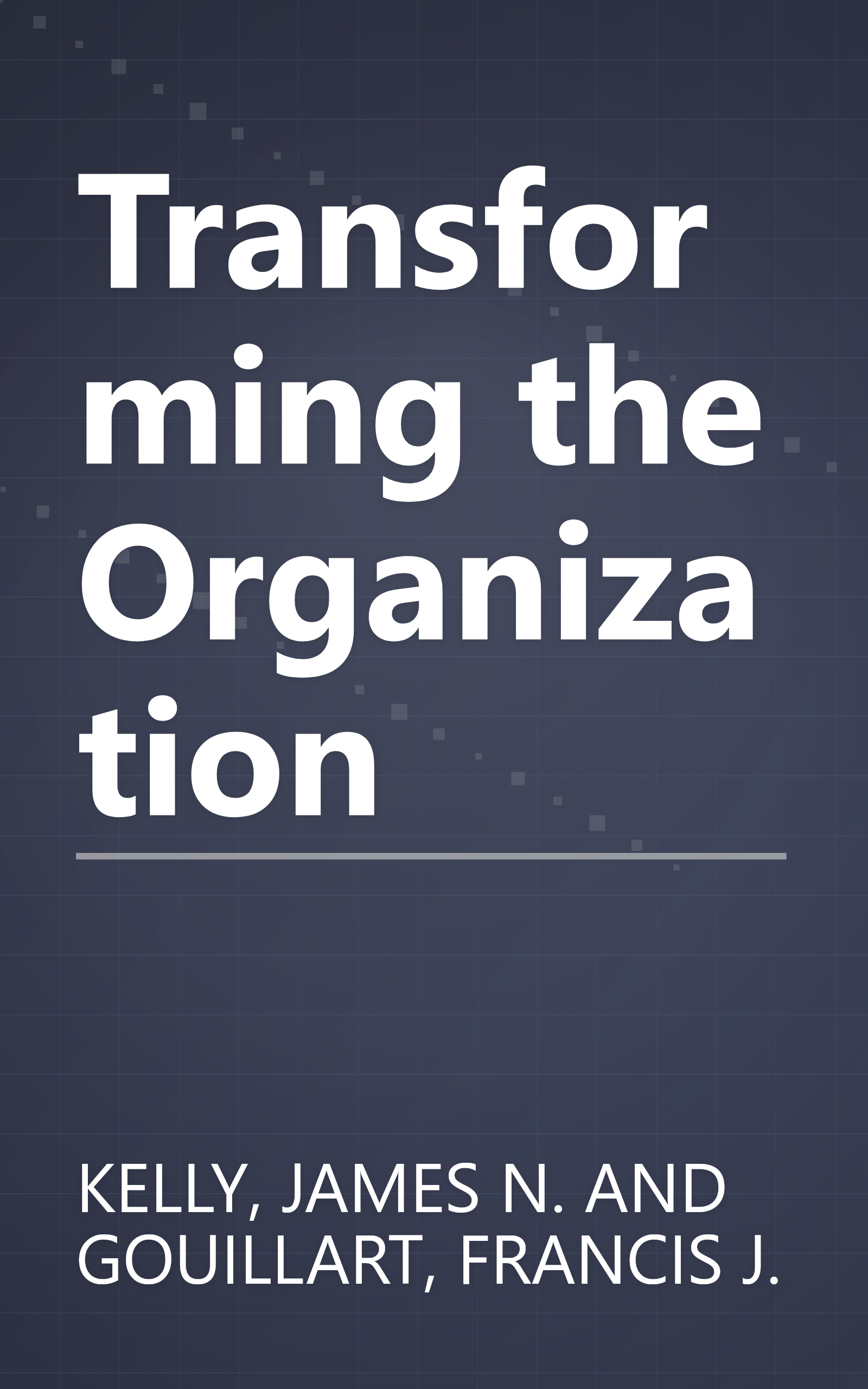Transforming the Organization book cover