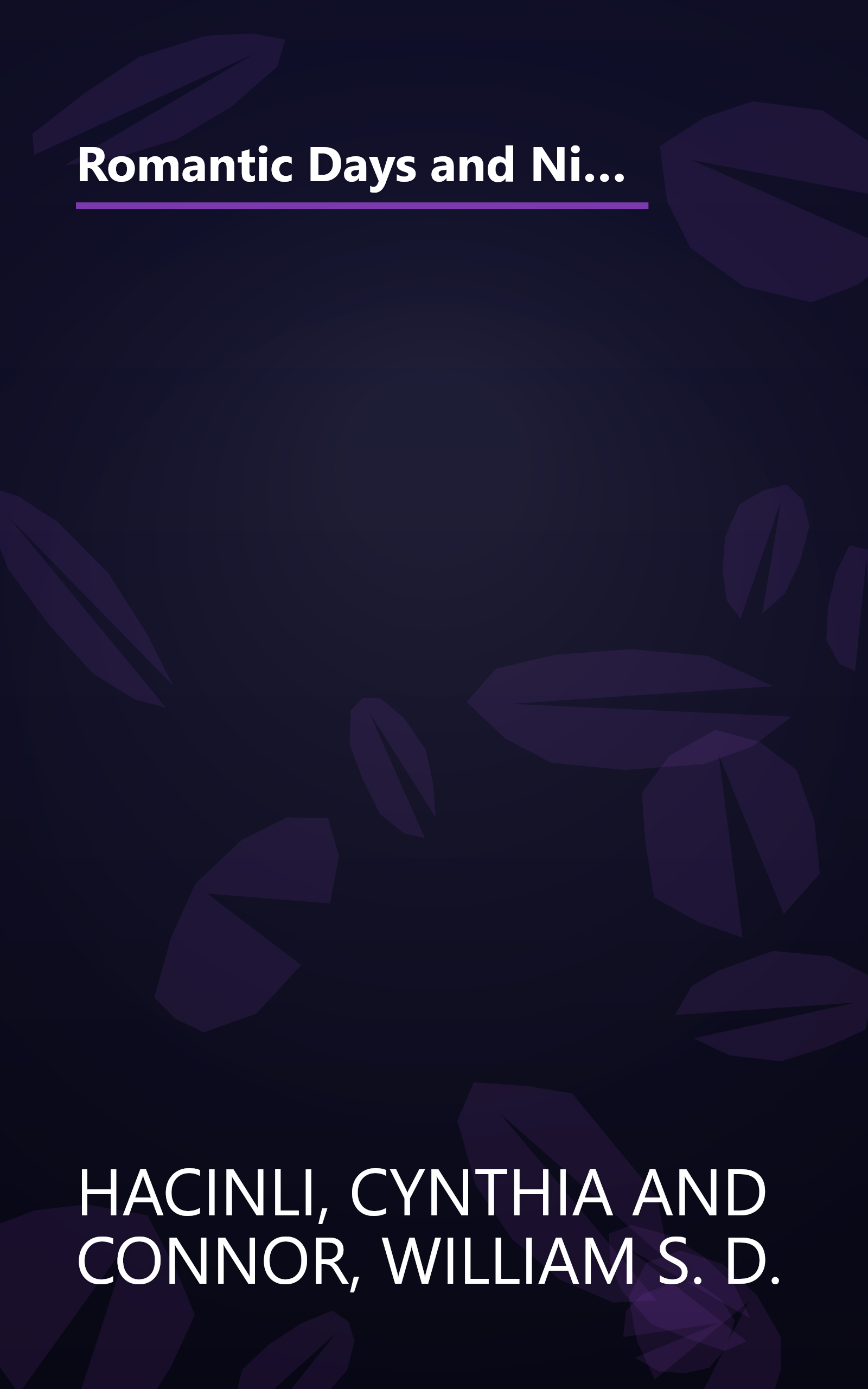 Romantic Days and Nights in Washington, D.C., 2nd: Romantic Diversions In and Around the City (Romantic Days and Nights Series) book cover