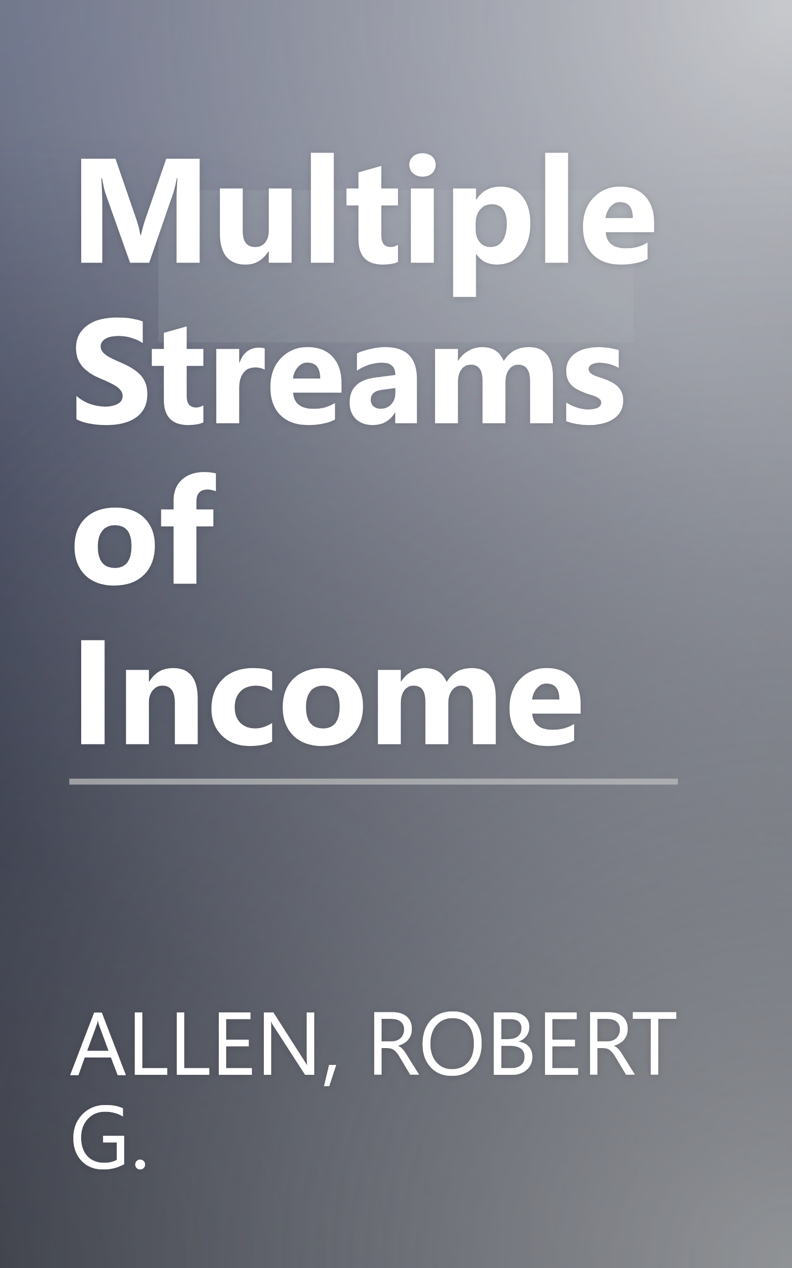 Multiple Streams of Income book cover