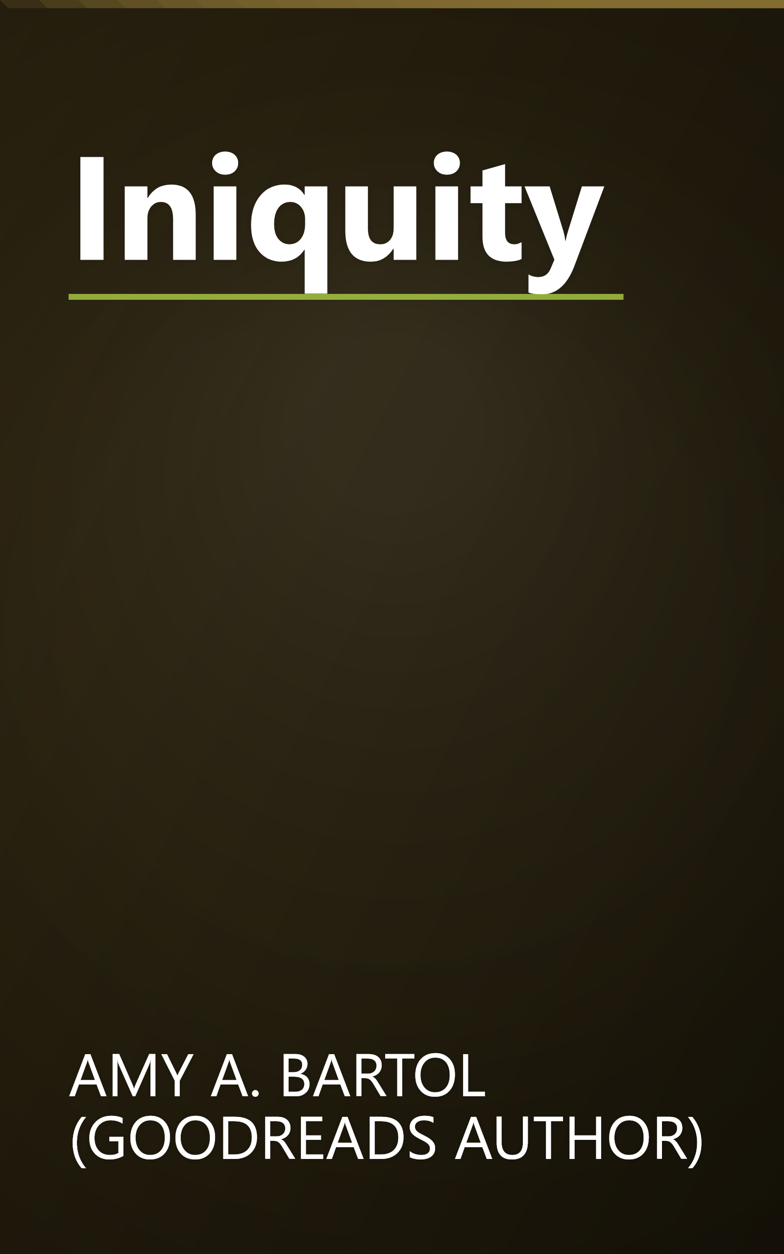 Iniquity book cover