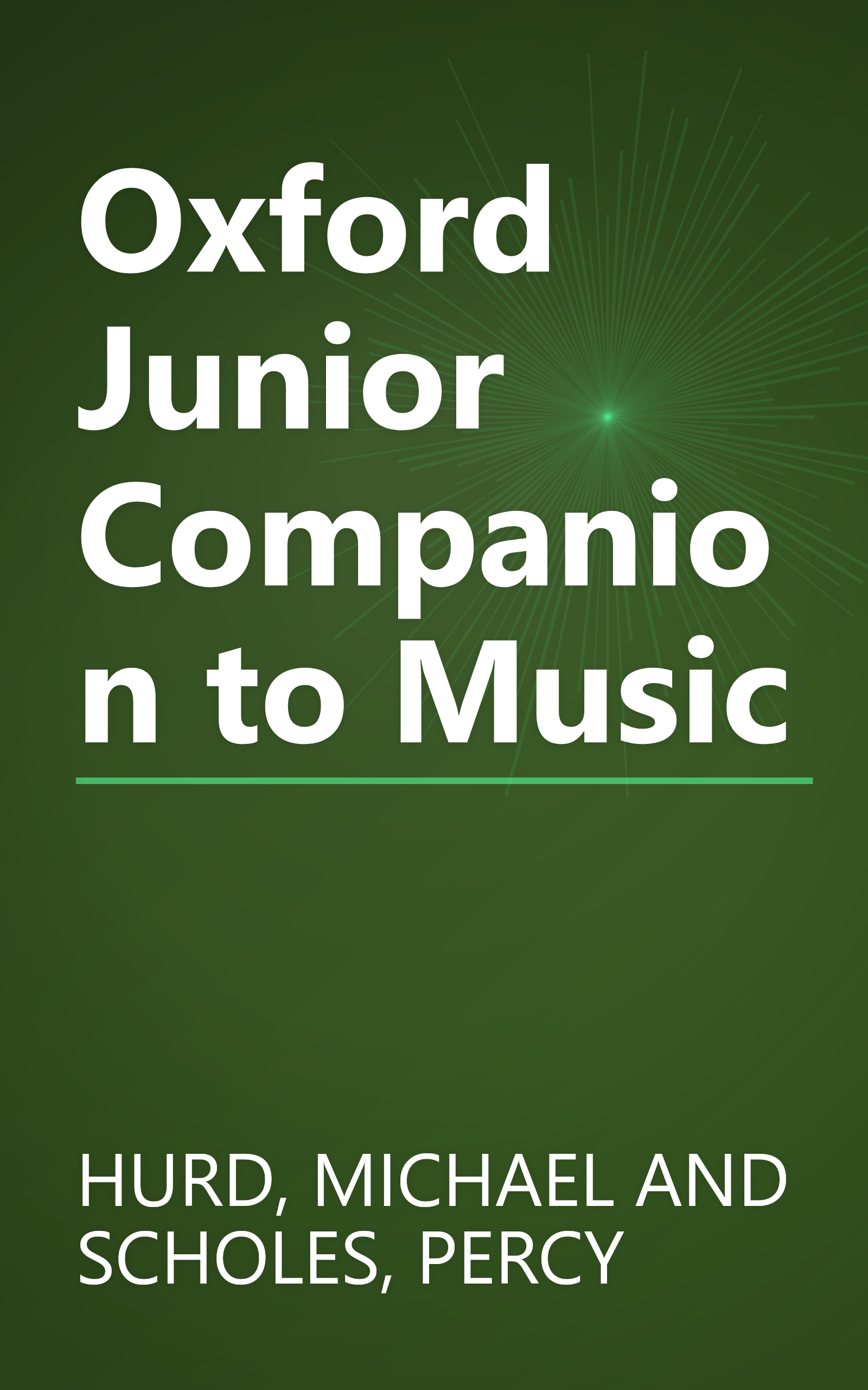 Oxford Junior Companion to Music book cover