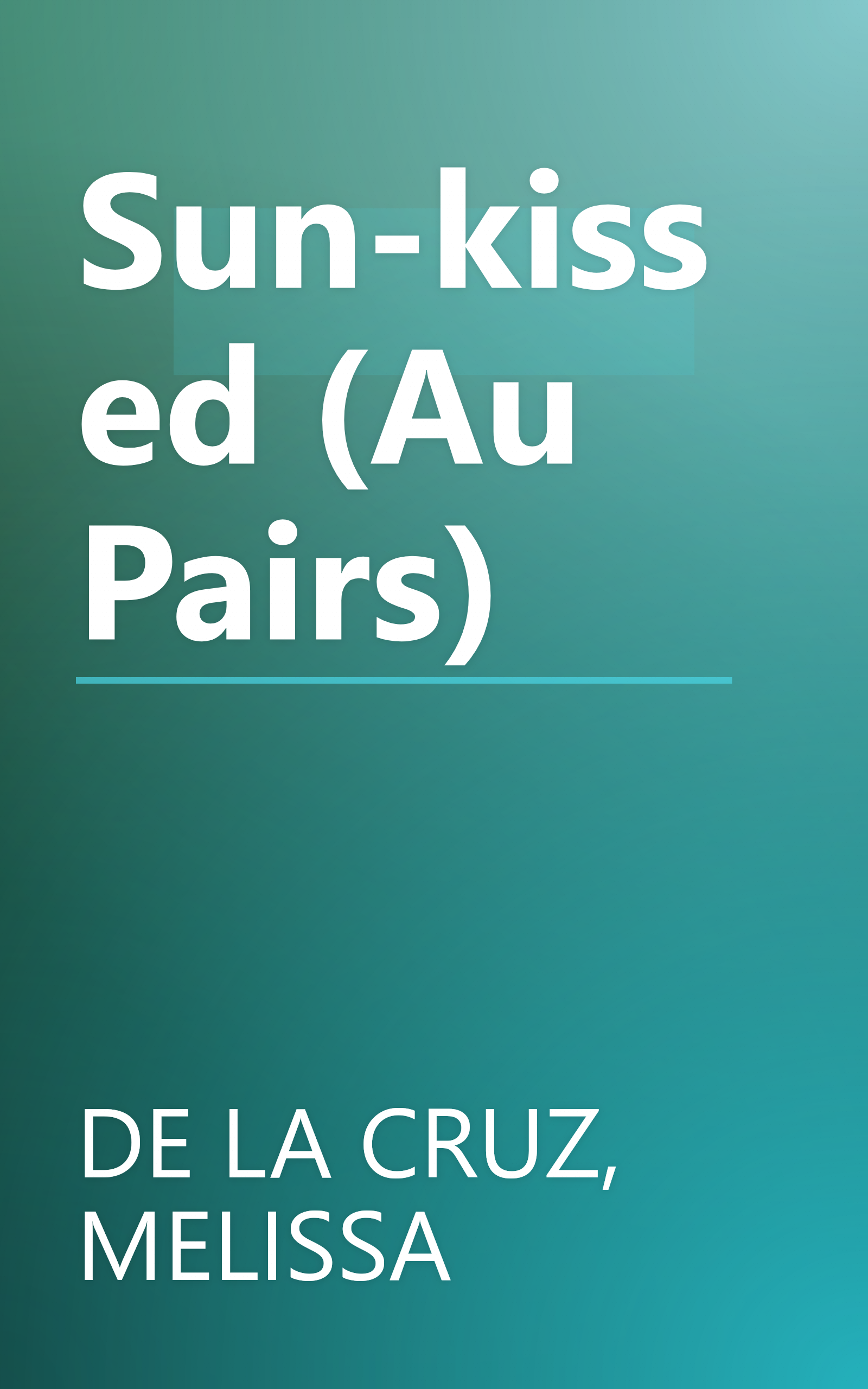 Sun-kissed (Au Pairs) book cover