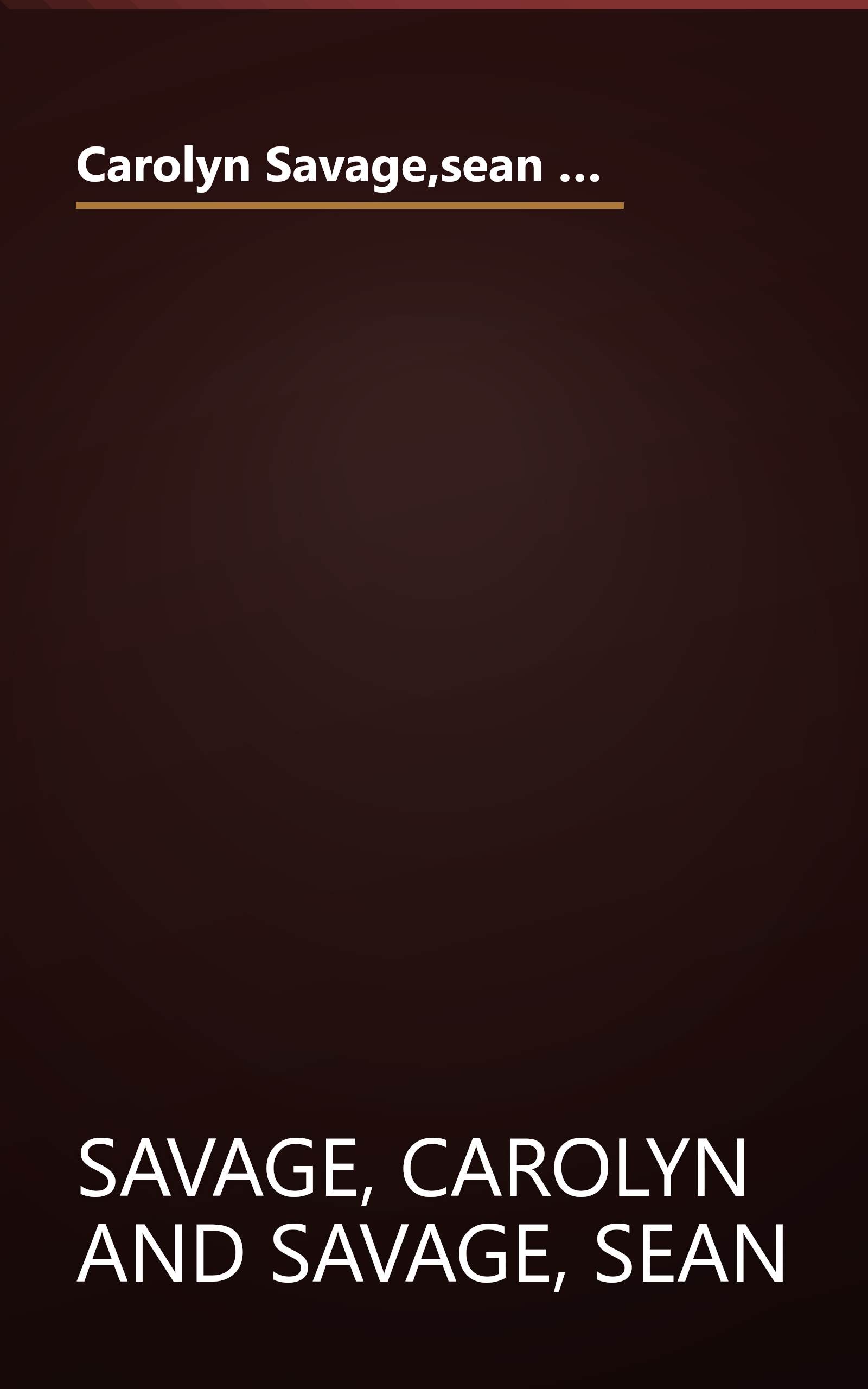 Carolyn Savage,sean Savage'sinconceivable: A Medical Mistake, the Baby We Couldn't Keep, and Our Choice to Deliver the Ultimate Gift [Hardcover](2010) book cover