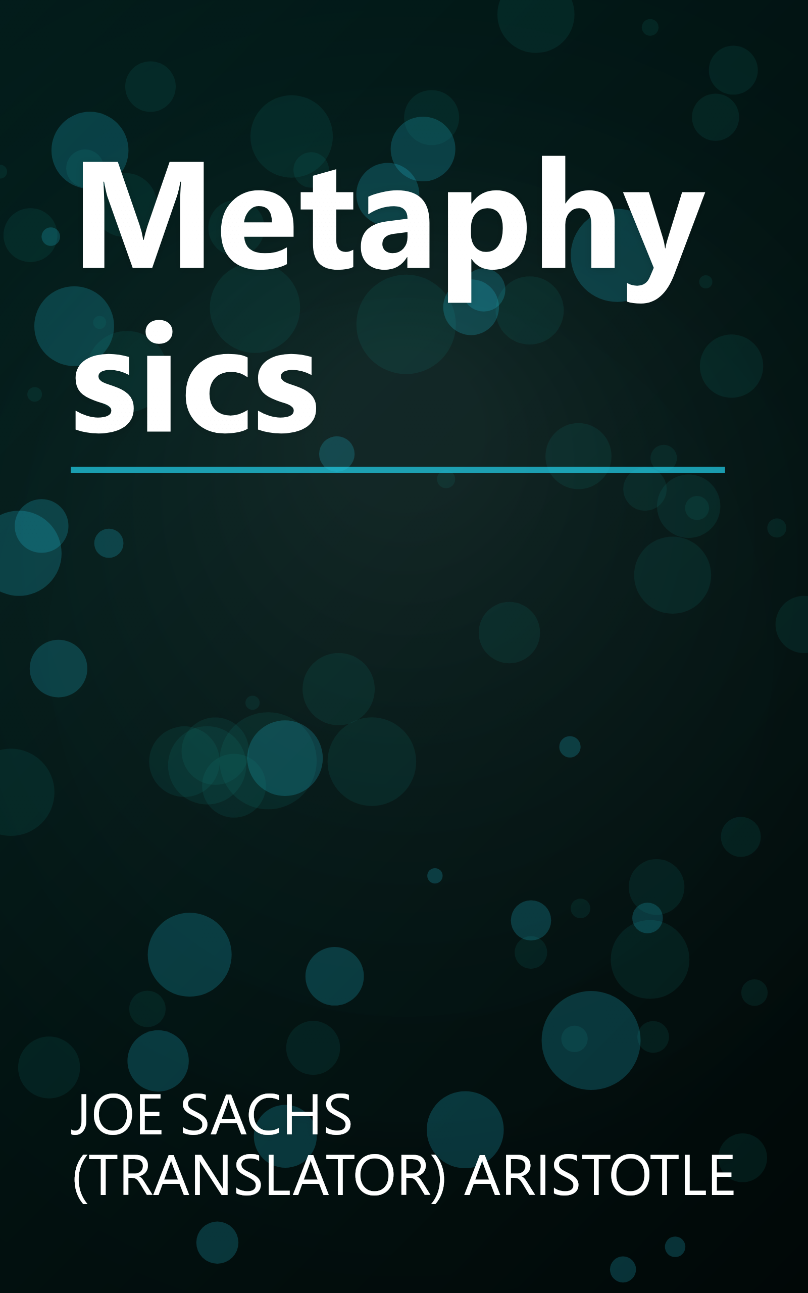 Metaphysics book cover