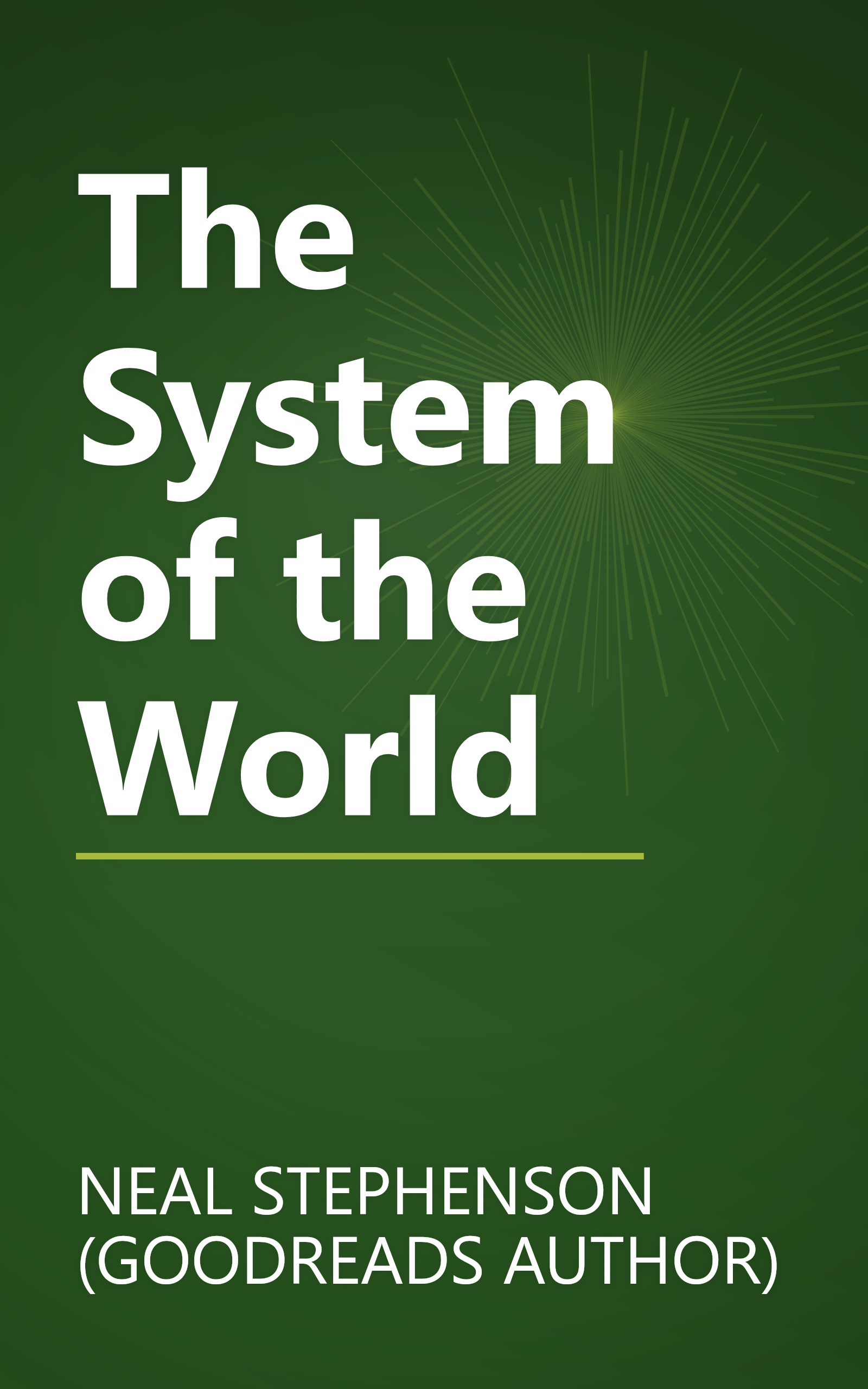 The System of the World book cover