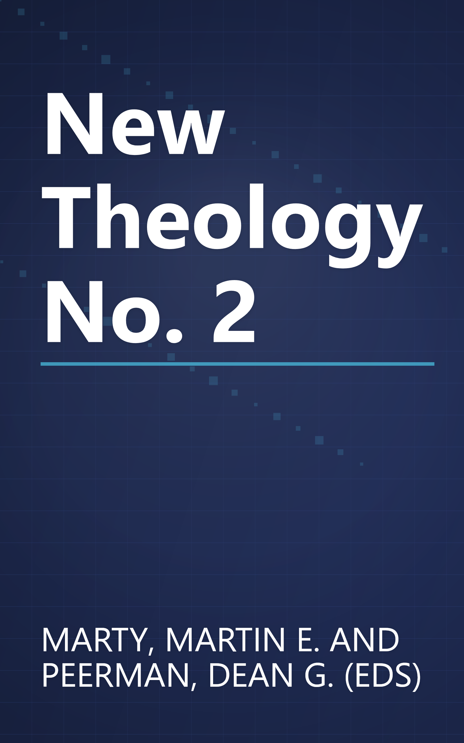 New Theology No. 2 book cover
