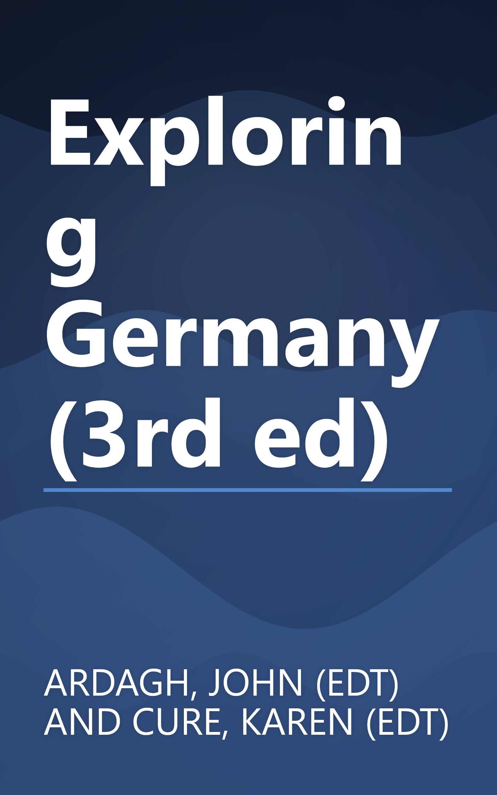 Exploring Germany (3rd ed) book cover