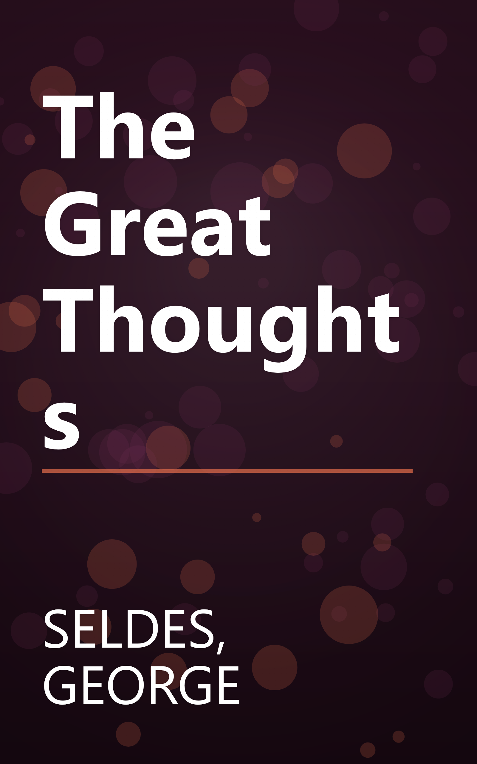 The Great Thoughts book cover
