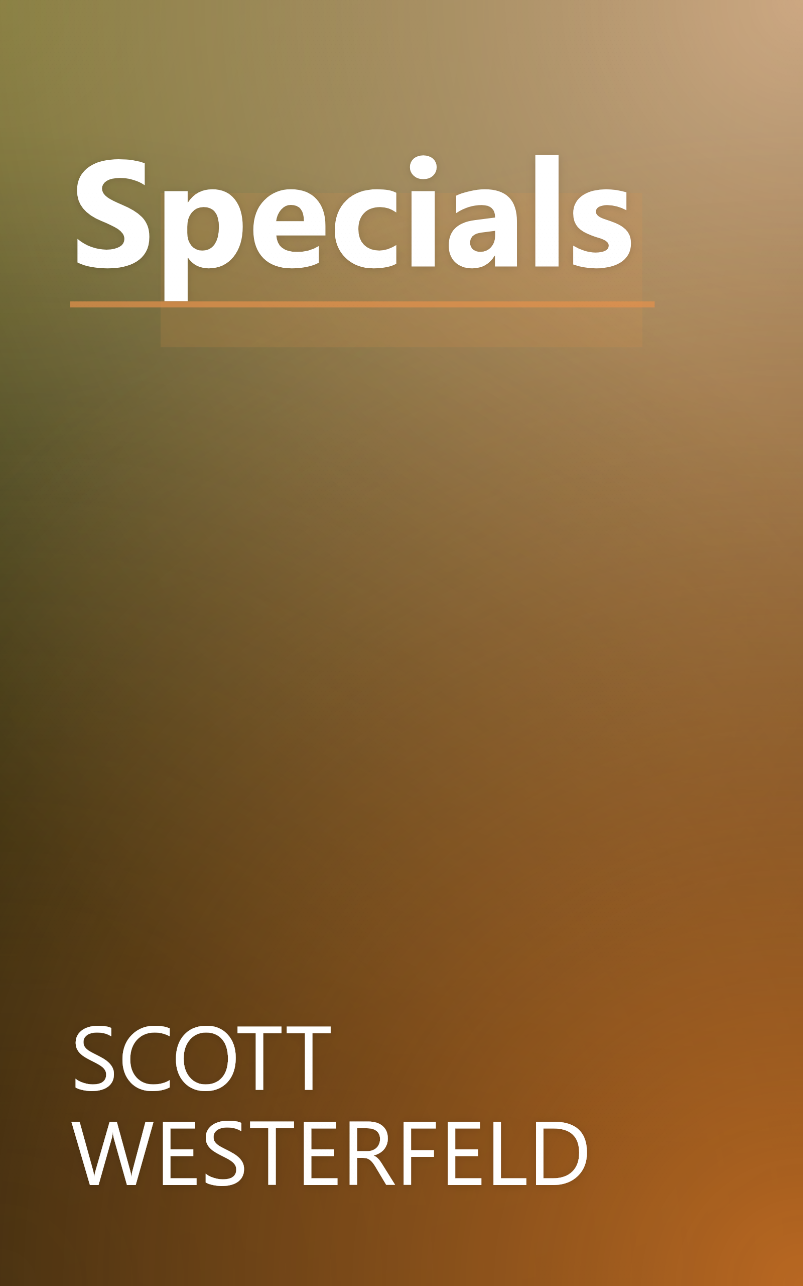 Specials book cover