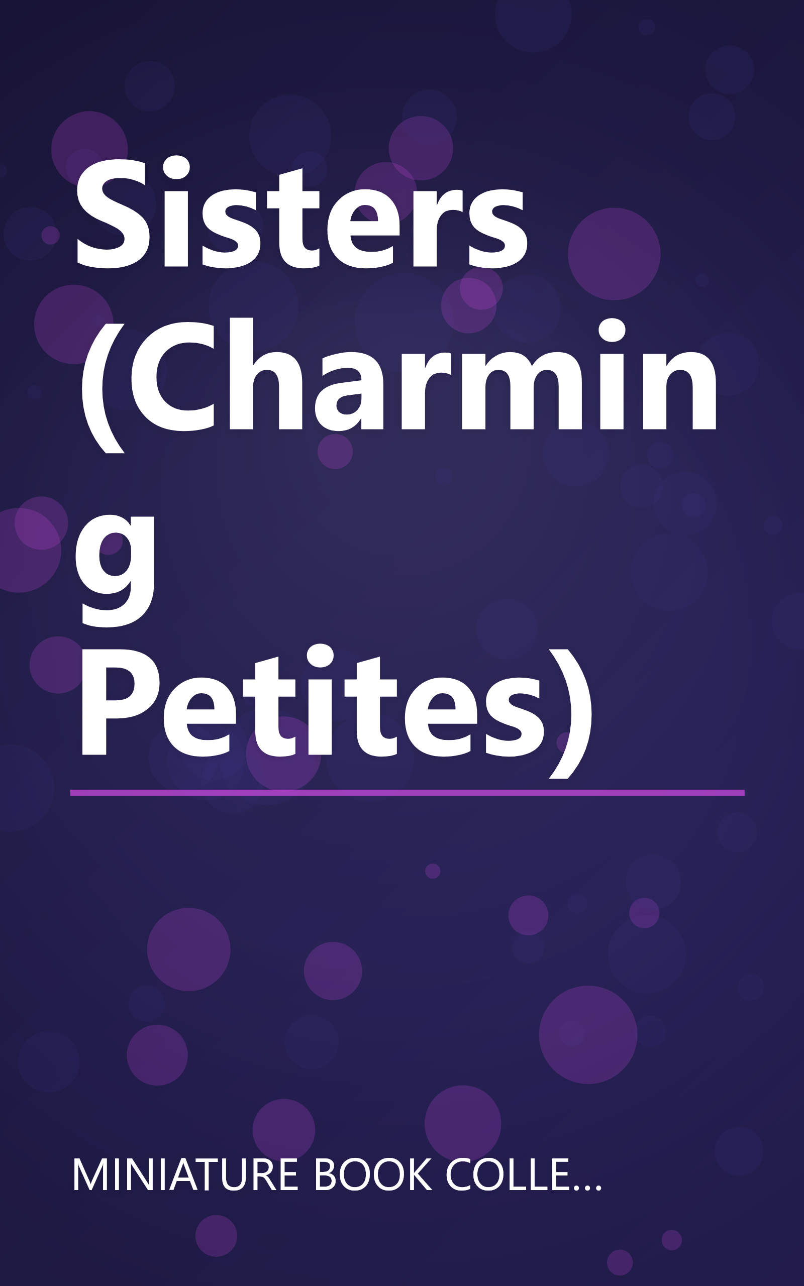 Sisters (Charming Petites) book cover