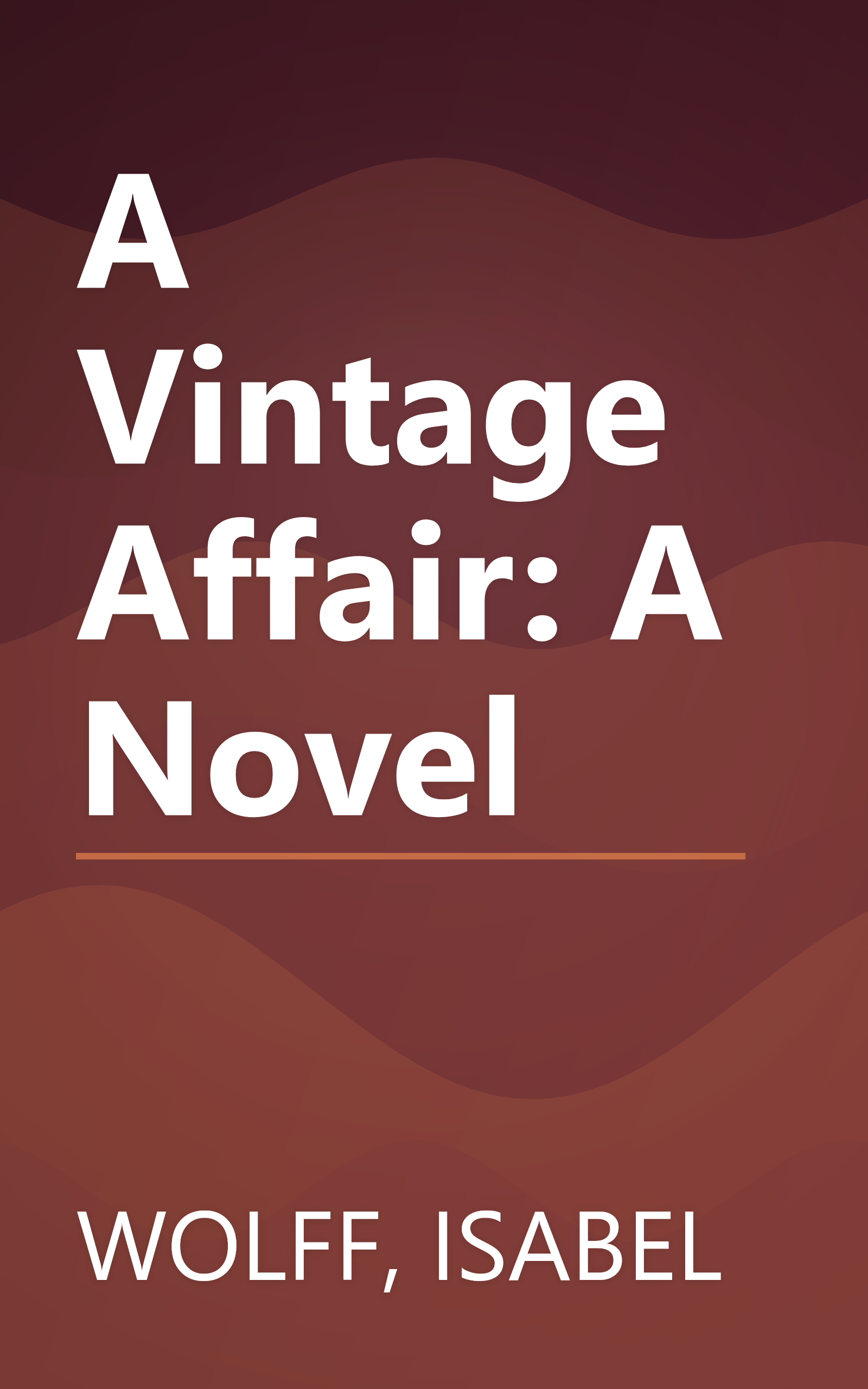 A Vintage Affair: A Novel book cover