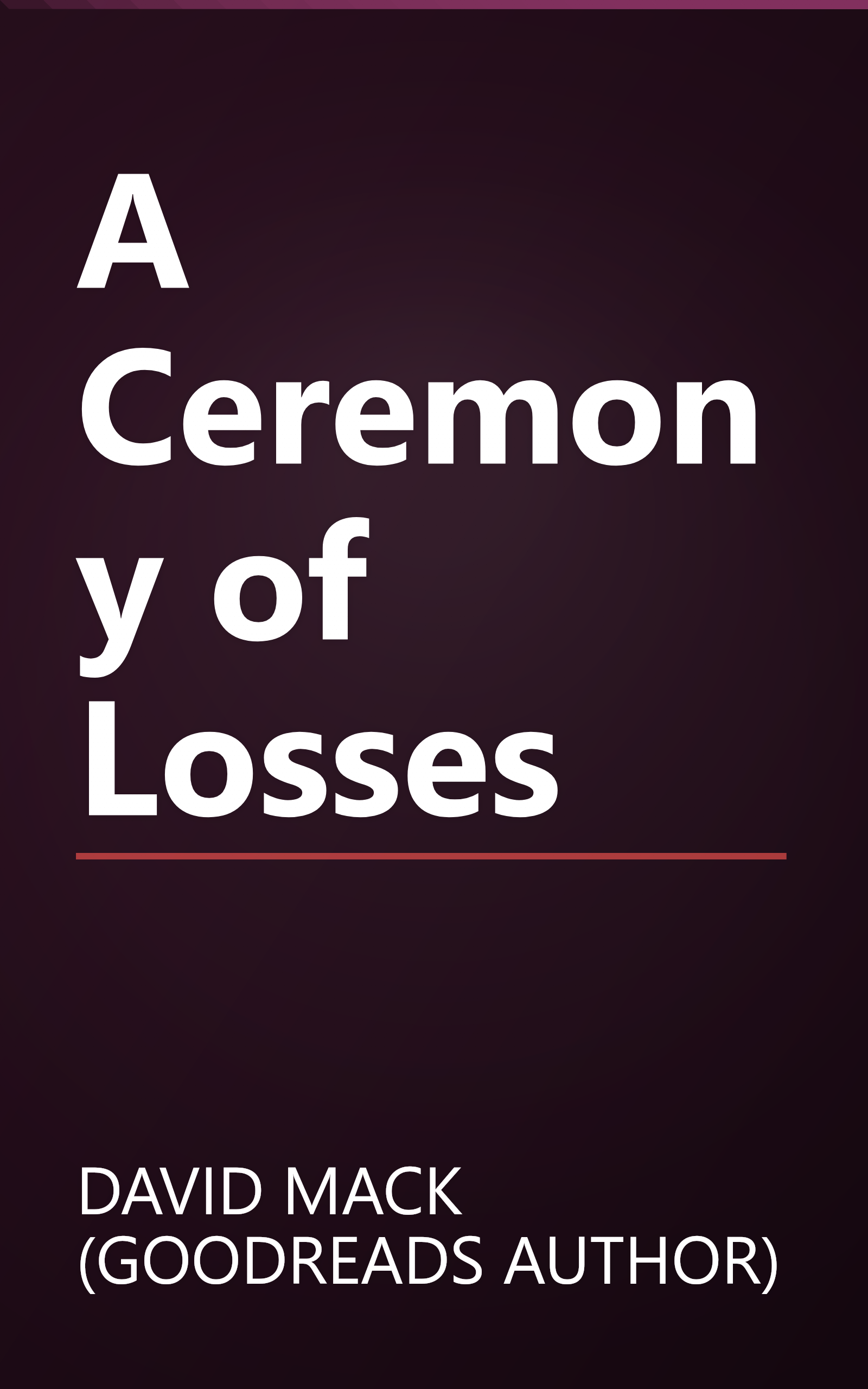 A Ceremony of Losses book cover