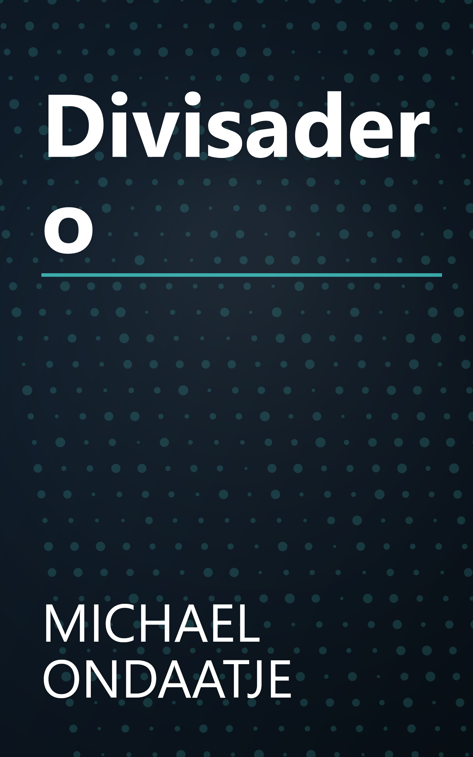 Divisadero book cover