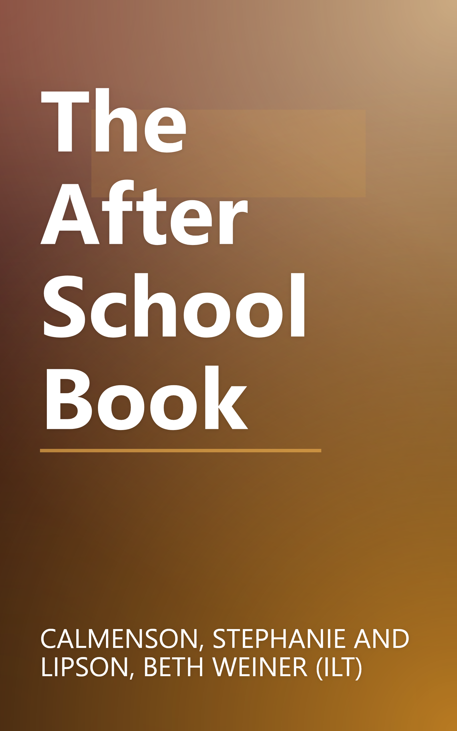 The After School Book book cover
